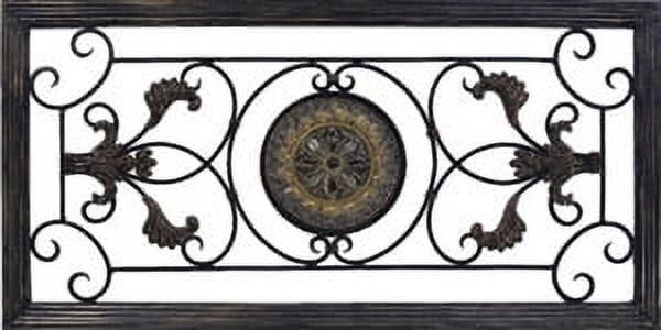 HomeRoots Decor 36-inch X 18-inch Metal Scroll Frame - Walmart.com