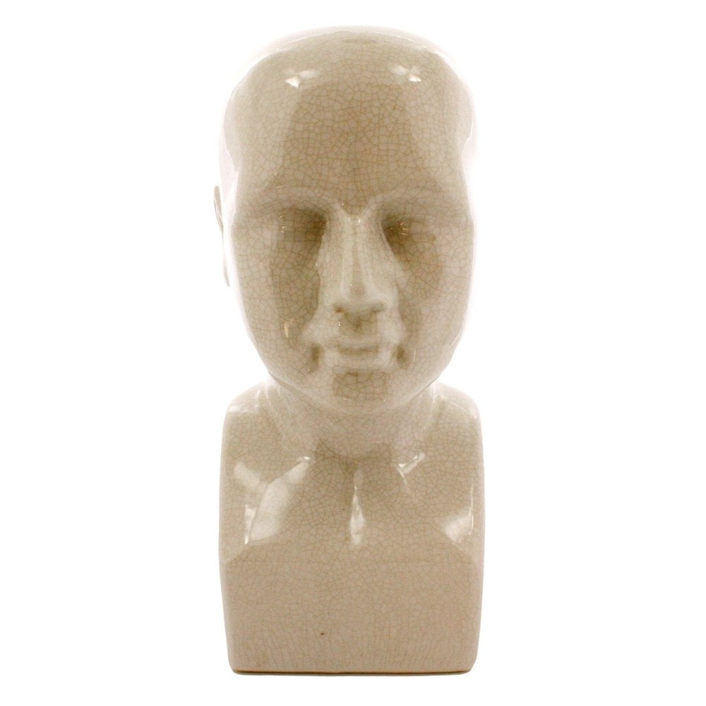HomeRoots Jumbo White Ceramic Bust Sculpture - Walmart.com