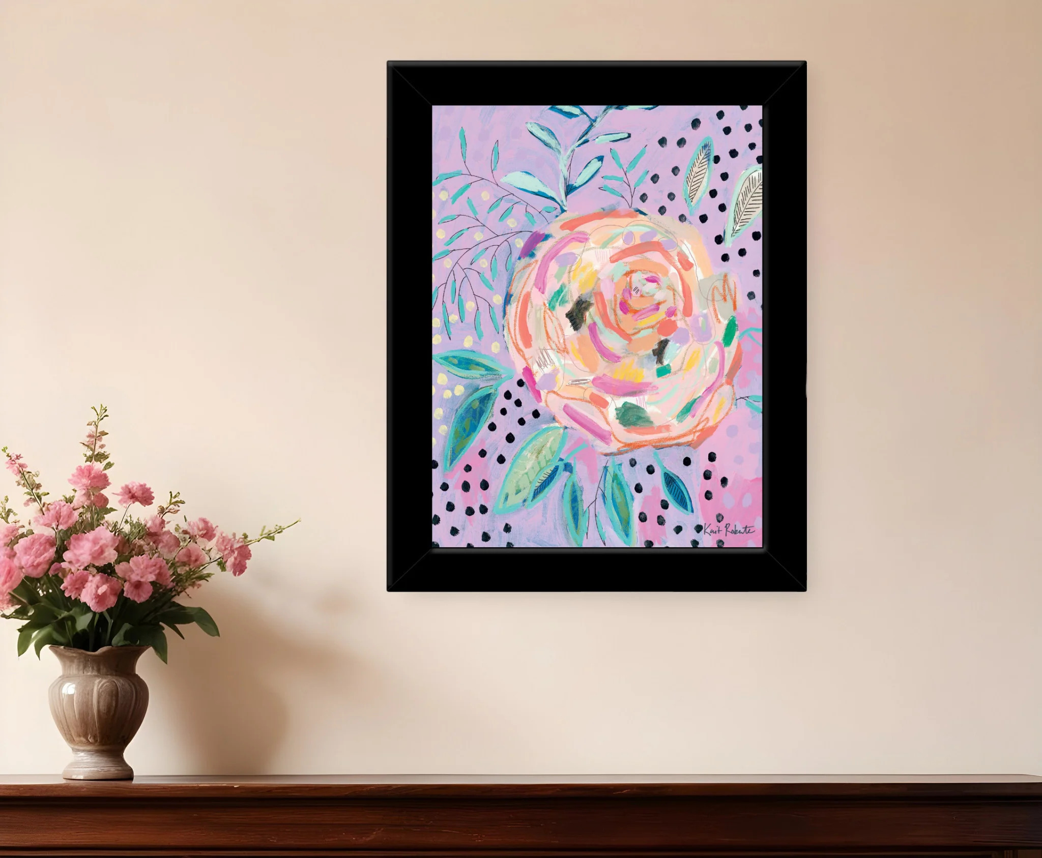 Master The Chaos 4 Black Framed Print Wall Art - Walmart.com