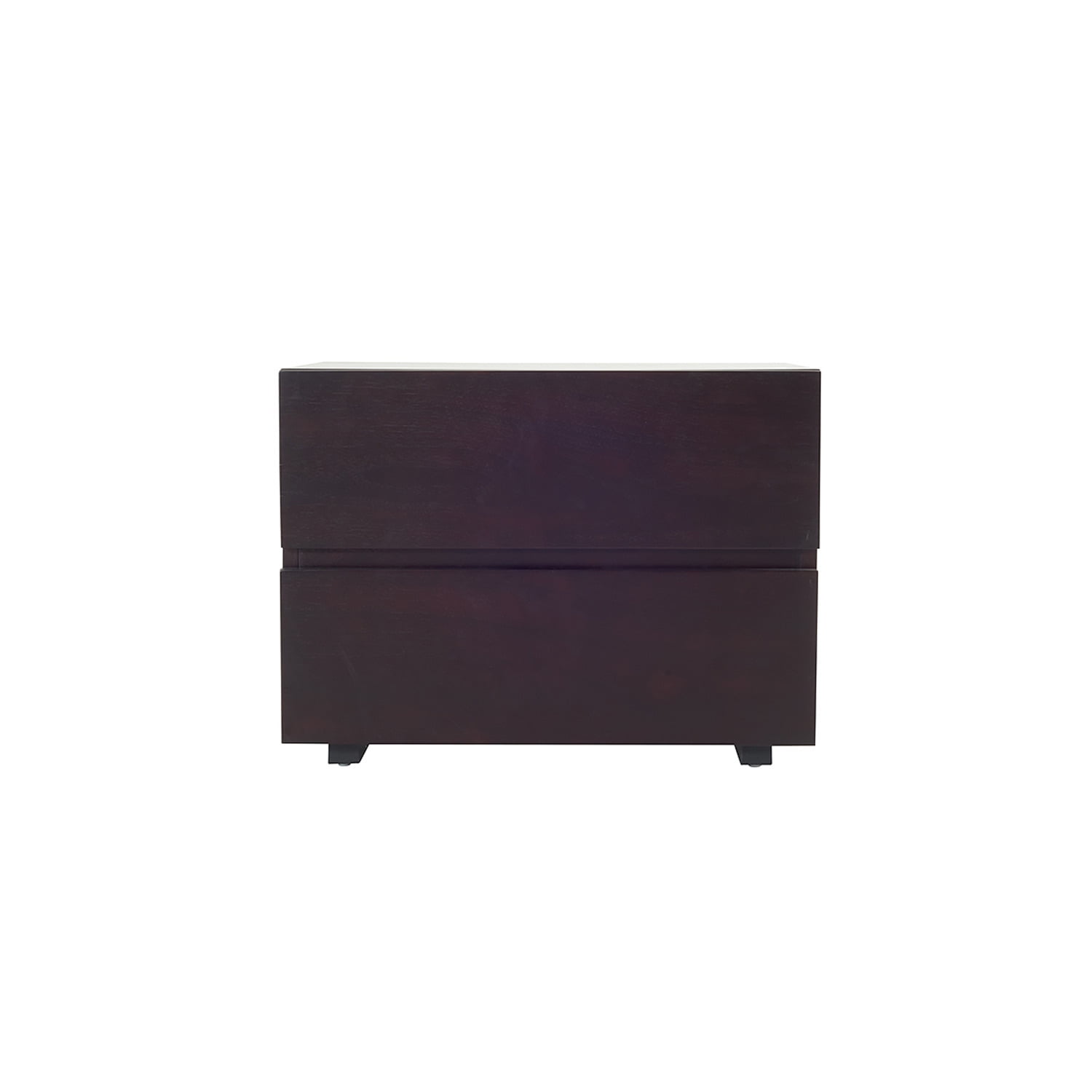HomeRoots Office Modern Wenge Nightstand - Walmart.com