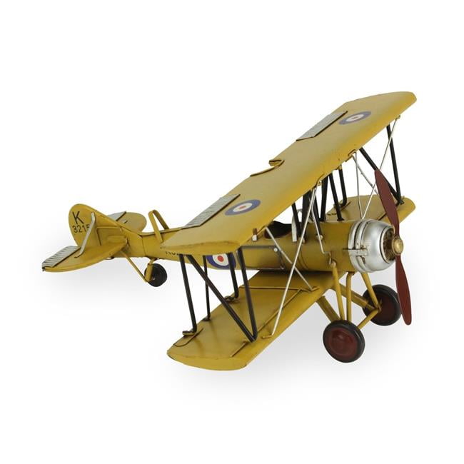 HomeRoots S British Tutor Bi-Plane Model Airplane - Walmart.com