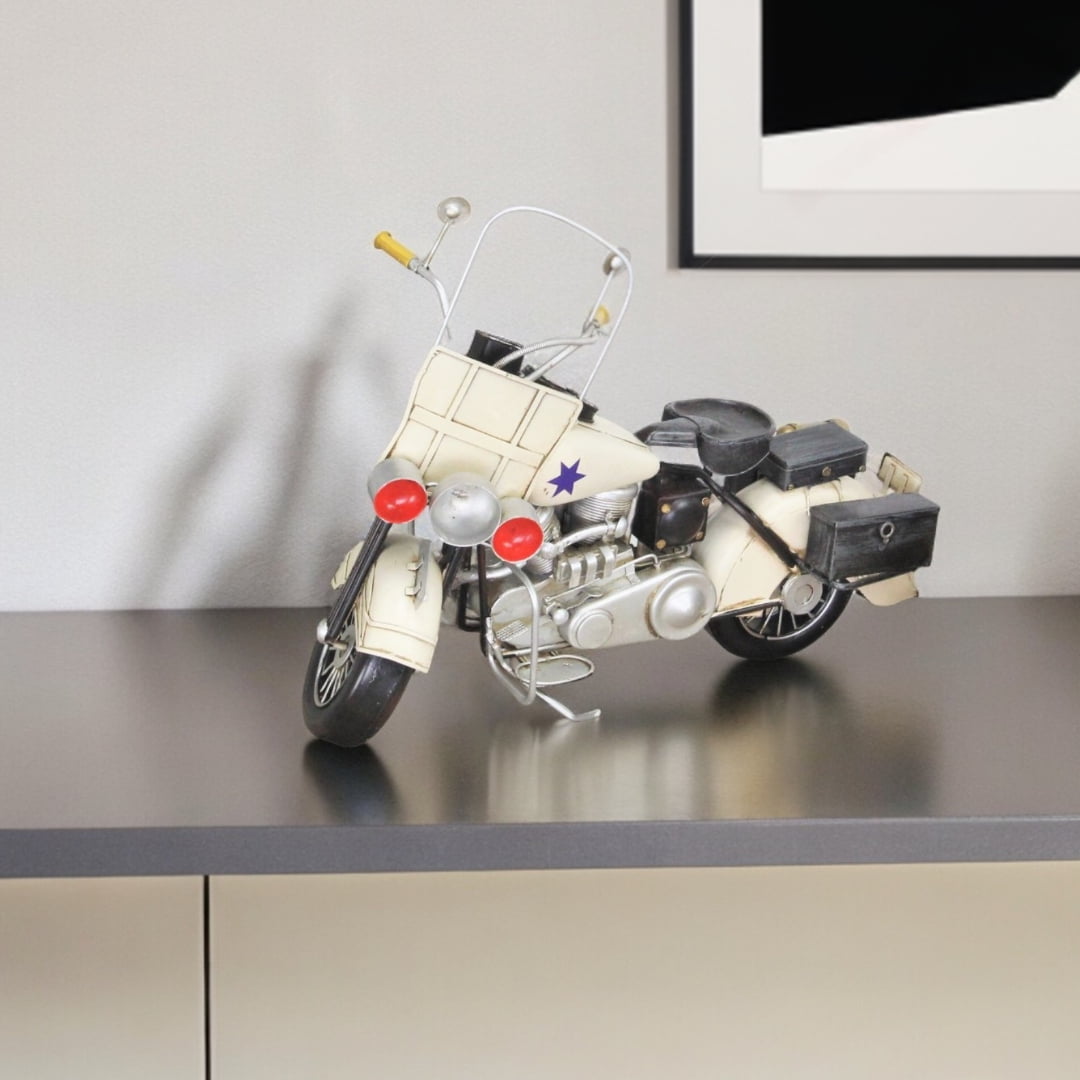 HomeRoots S Police Motorcycle Model Model Motorcycle - Walmart.com