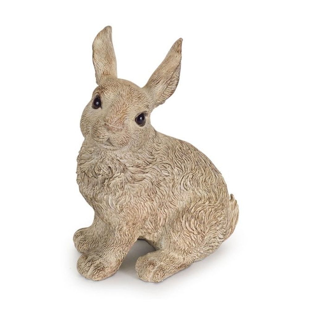 HomeRoots Set Of Three 7" Stone Polyresin Rabbit Figurine - Walmart.com