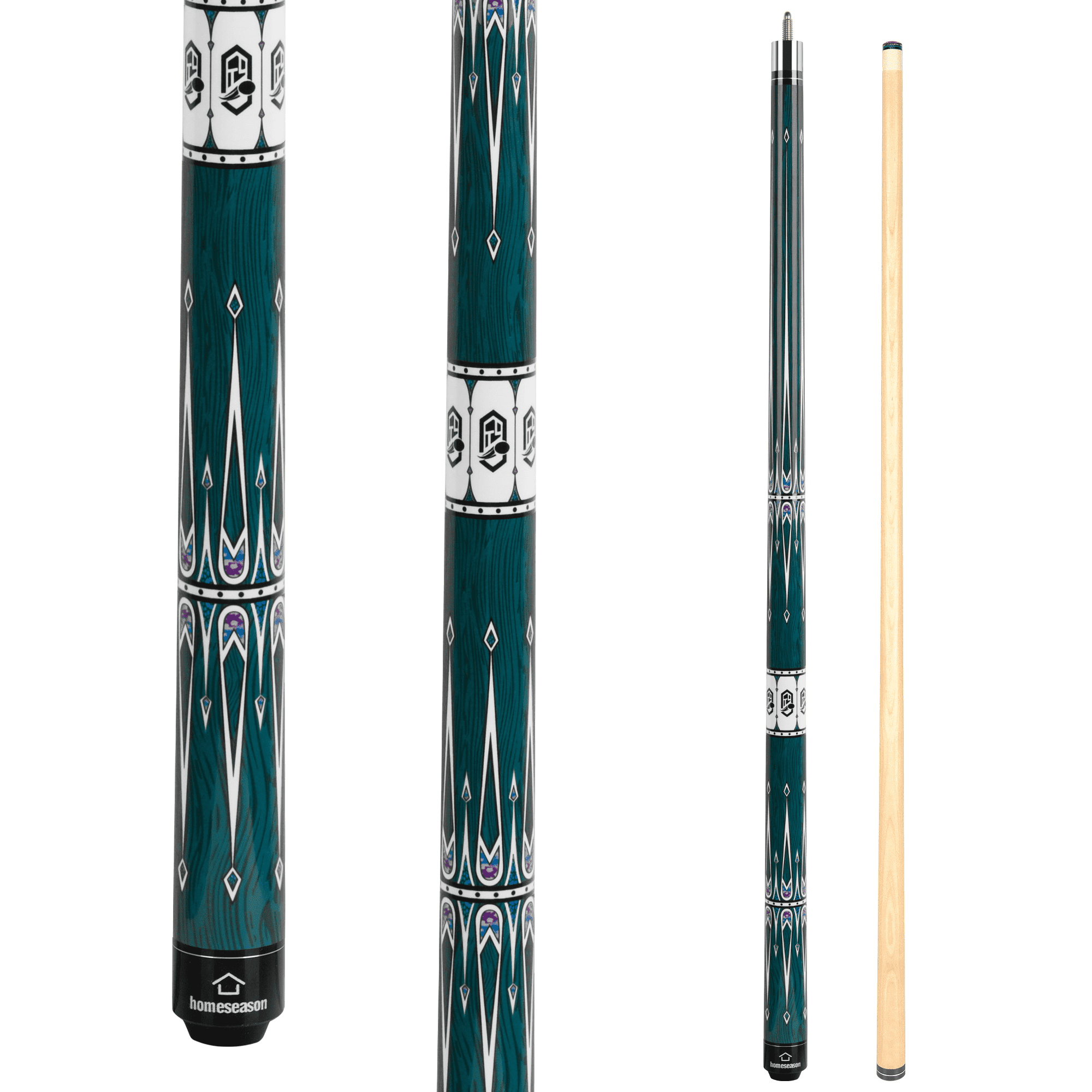 HomeSeason Pool Cue Stick 57" Billiard Cue Sticks Professional Low ...