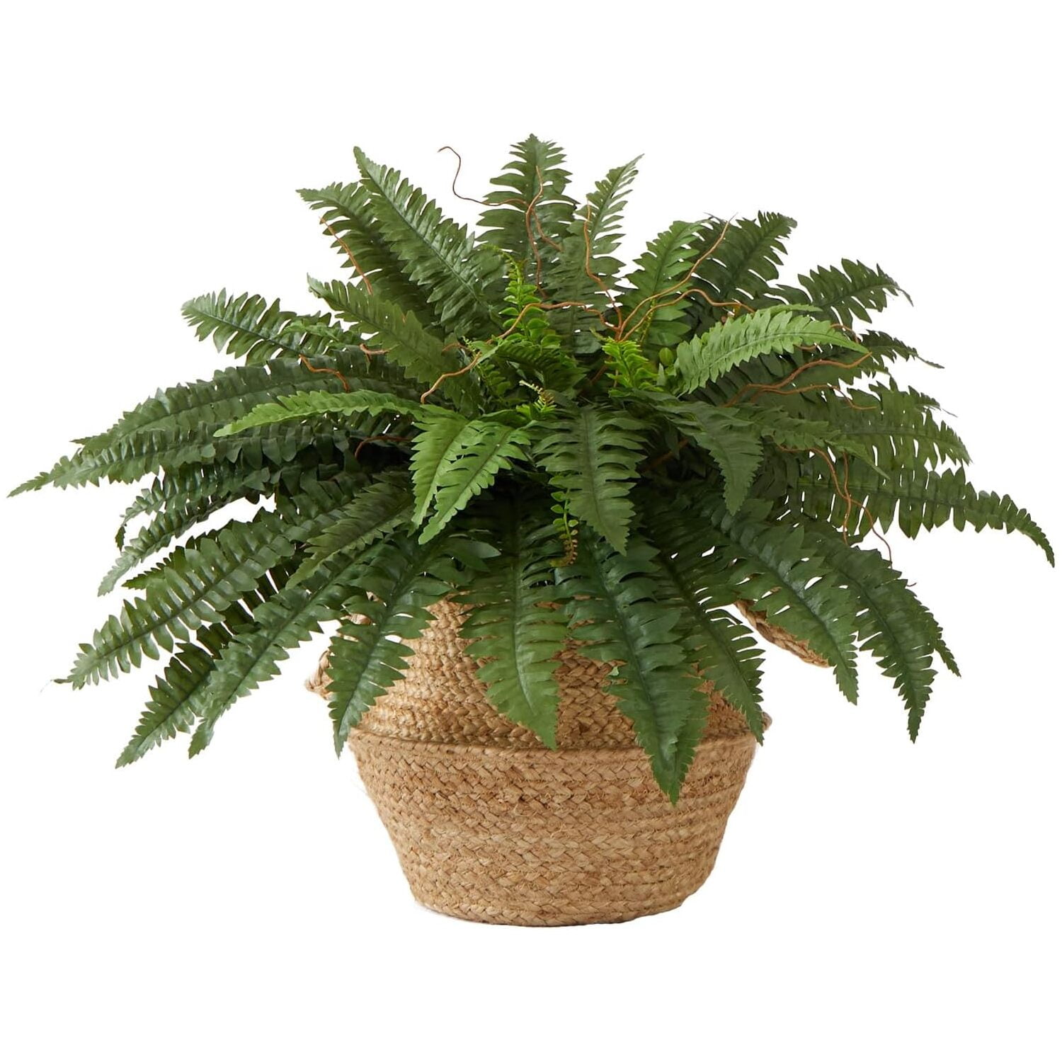 HomeStock 23In. Artificial Victorian Vibes Fern Plant With Handmade ...