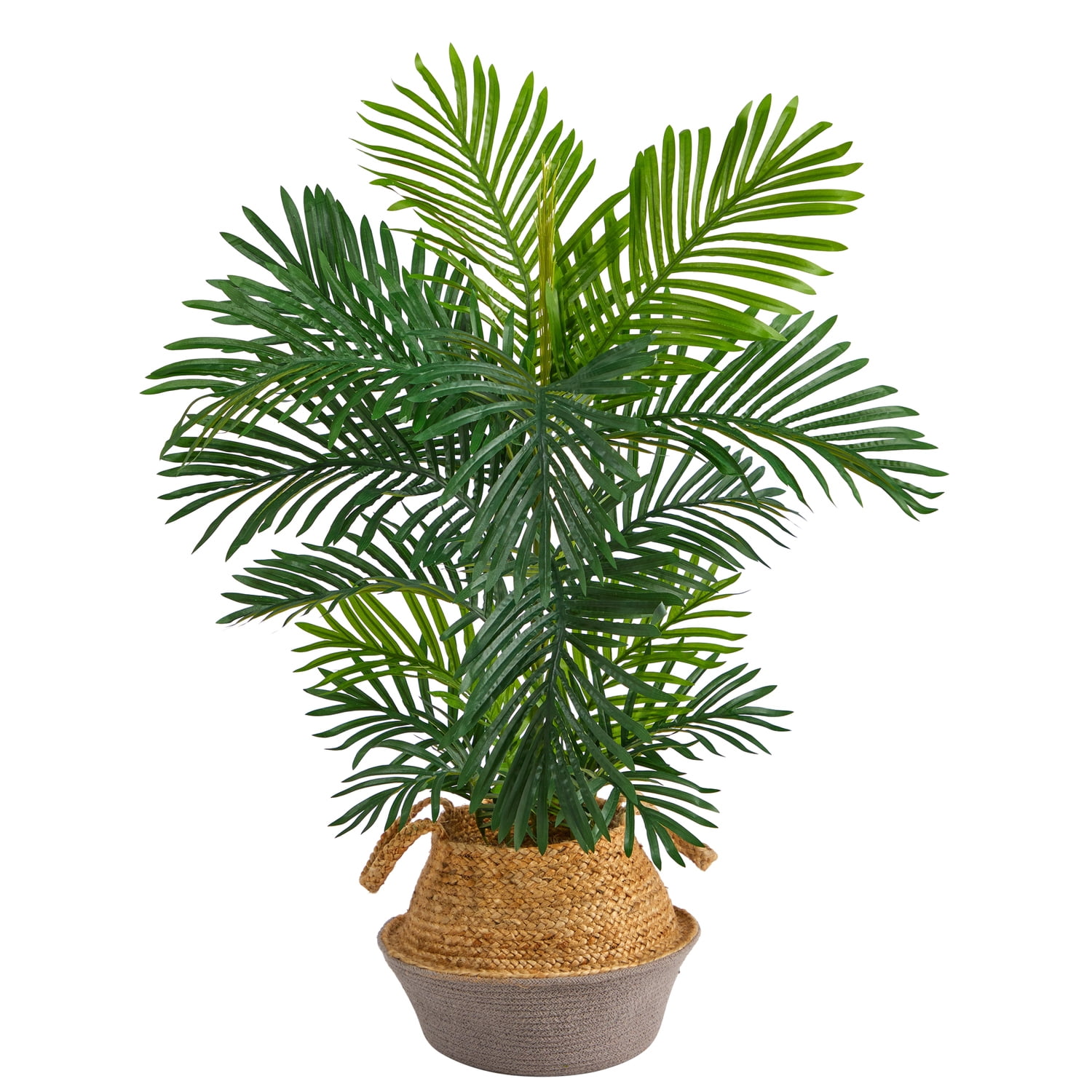 HomeStock 40In. Rustic Recluse Artificial Palm Tree In Boho Chic ...