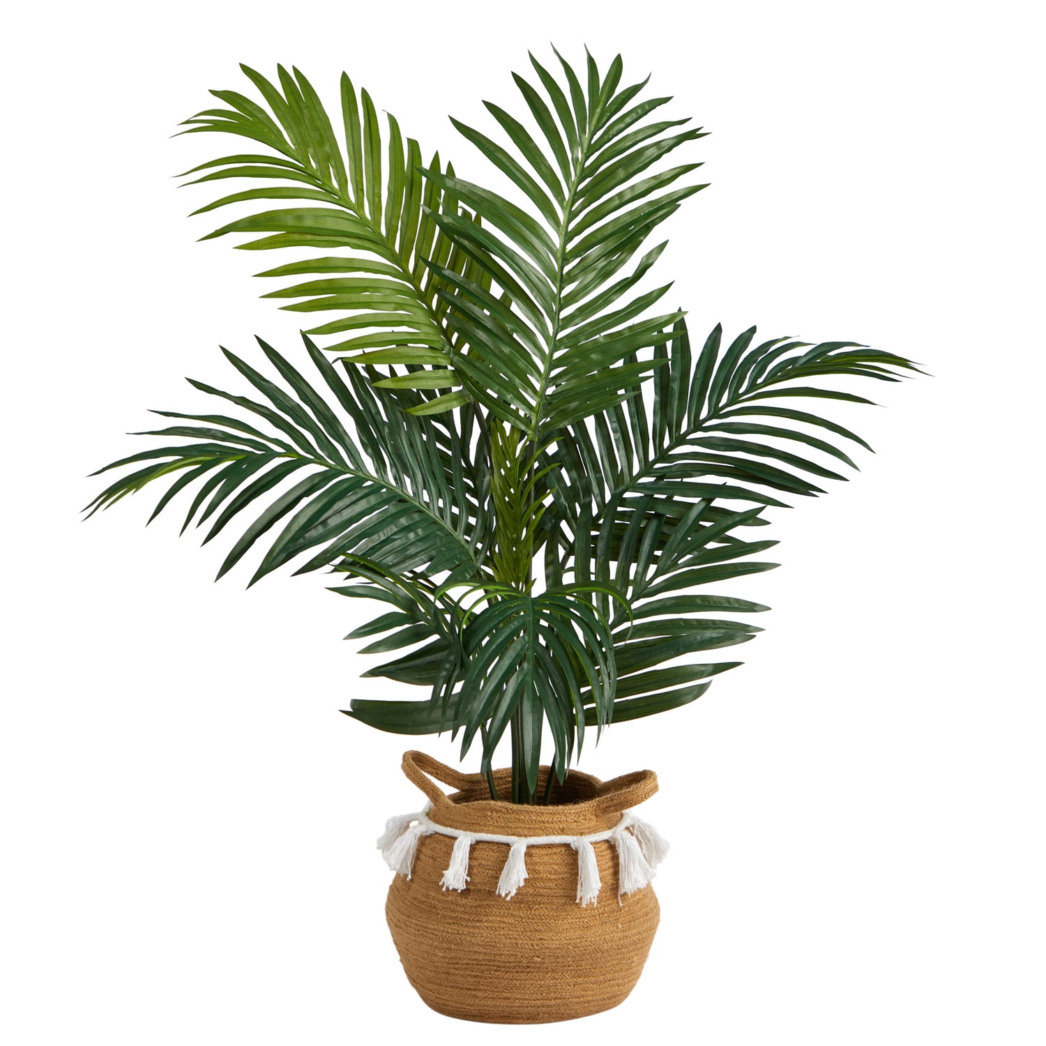 HomeStock 4Ft. Kentia Palm Artificial Tree In Rustic Refinement ...