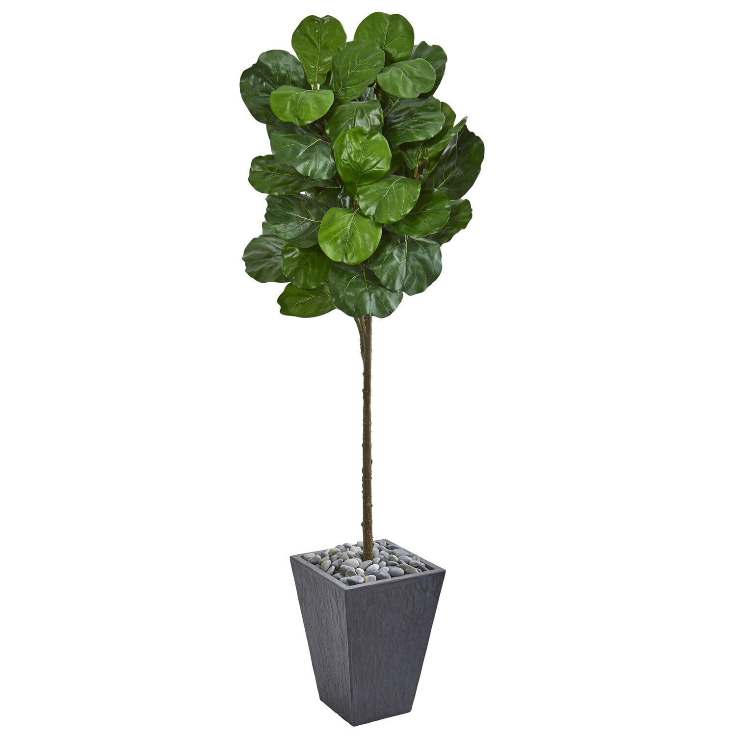 HomeStock 6Ft. Rustic Refinement Artificial Tree In Slate Finished ...