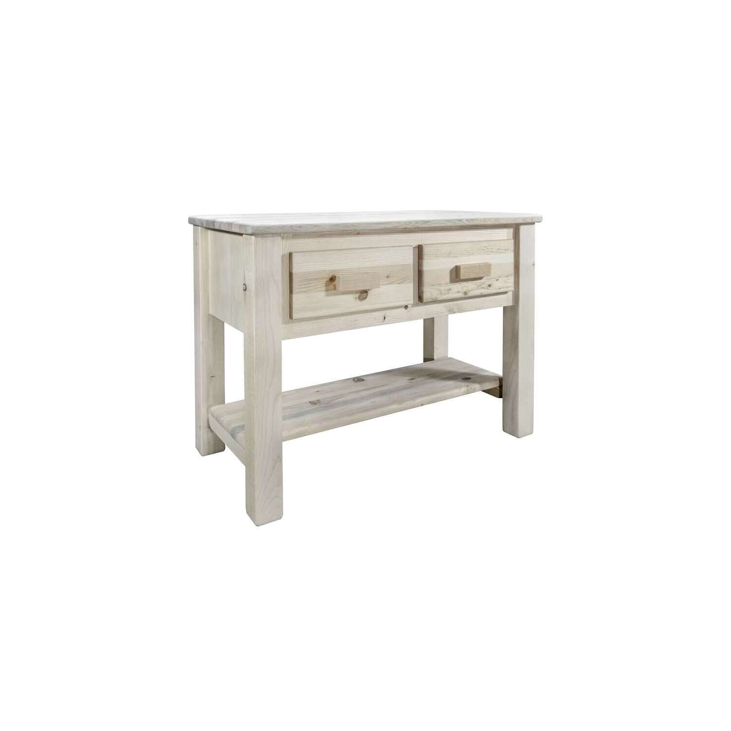 HomeStock African Artifacts Console Table with 2 Drawers - Ready to ...