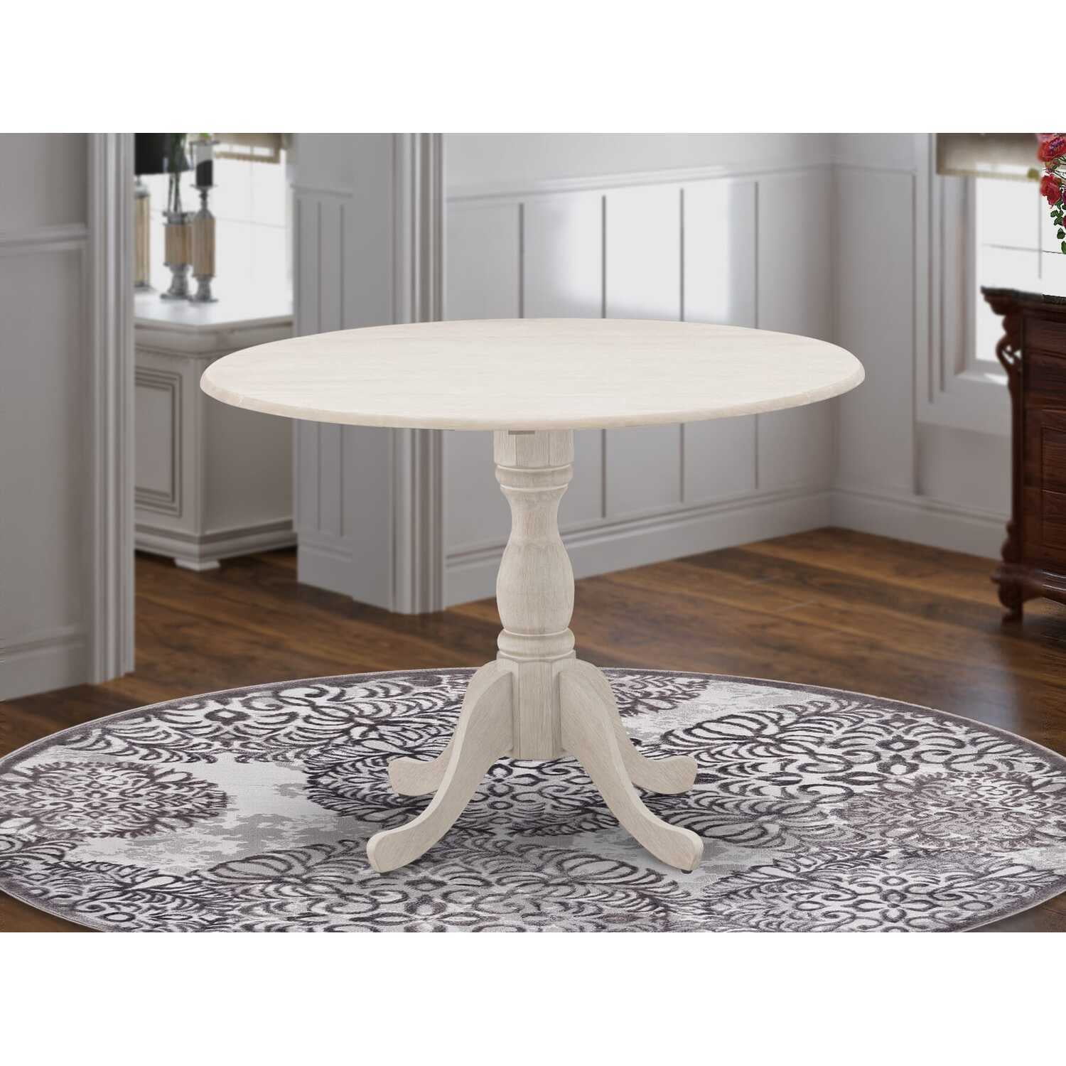 Homestock Artistic Accomplishment Antique Round Dining Table Made Of ...