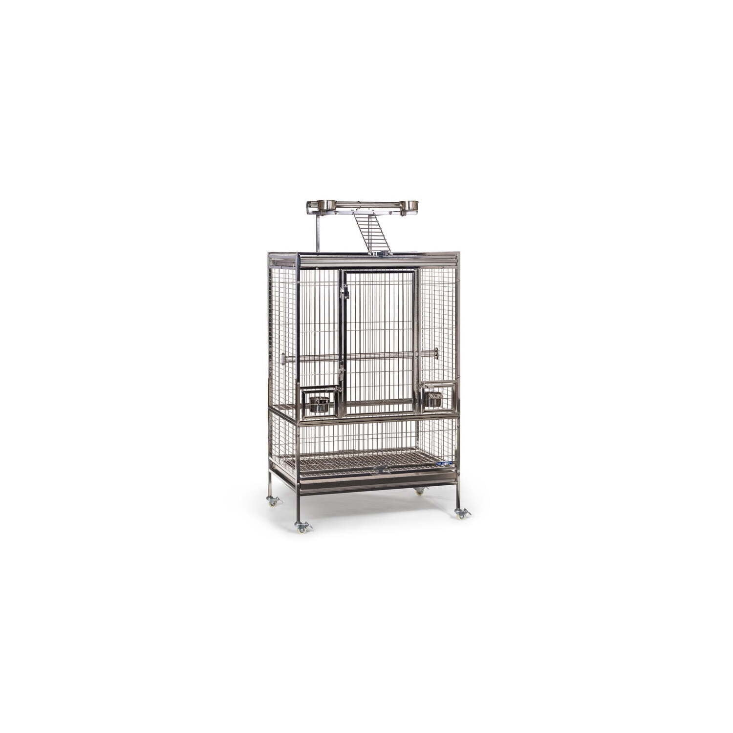 HomeStock Antique Stainless Steel Bird Cage with Classic Design ...