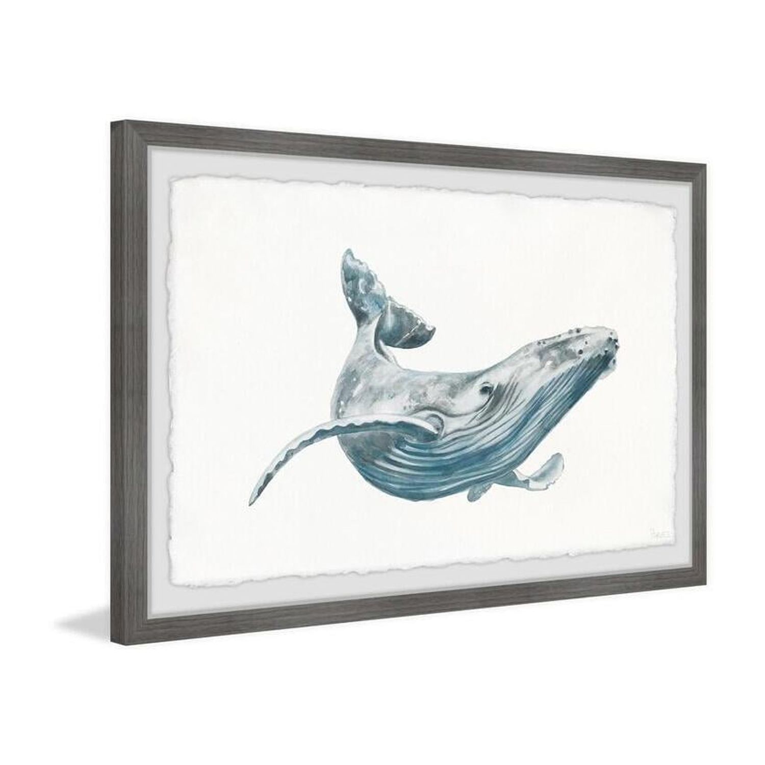 HomeStock Art Deco Dreams The Big Whale Framed Painting Print ...