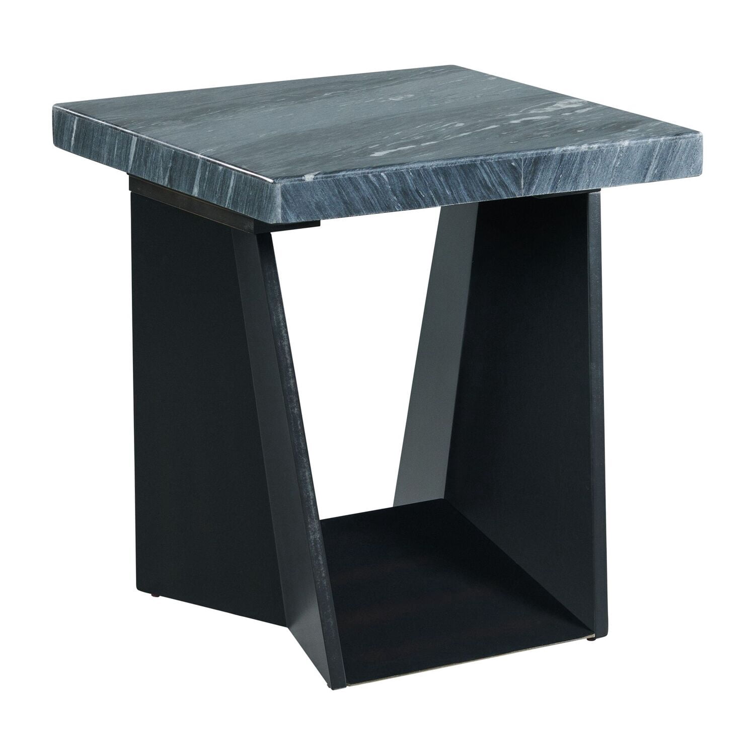 HomeStock Art Nouveau Allure End Table with Dark Marble Top - Walmart.com