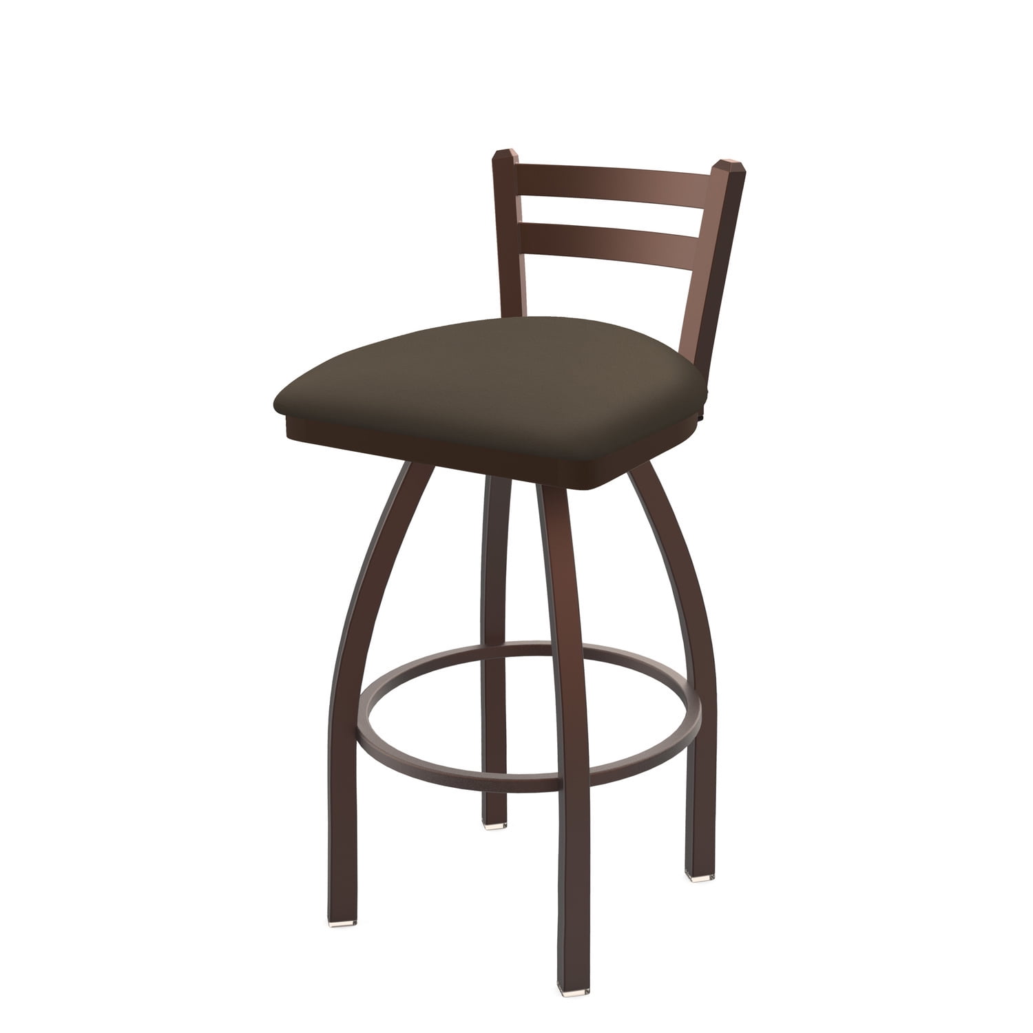 HomeStock Artisanal Artistry 25-inch Low Back Swivel Counter Stool with ...