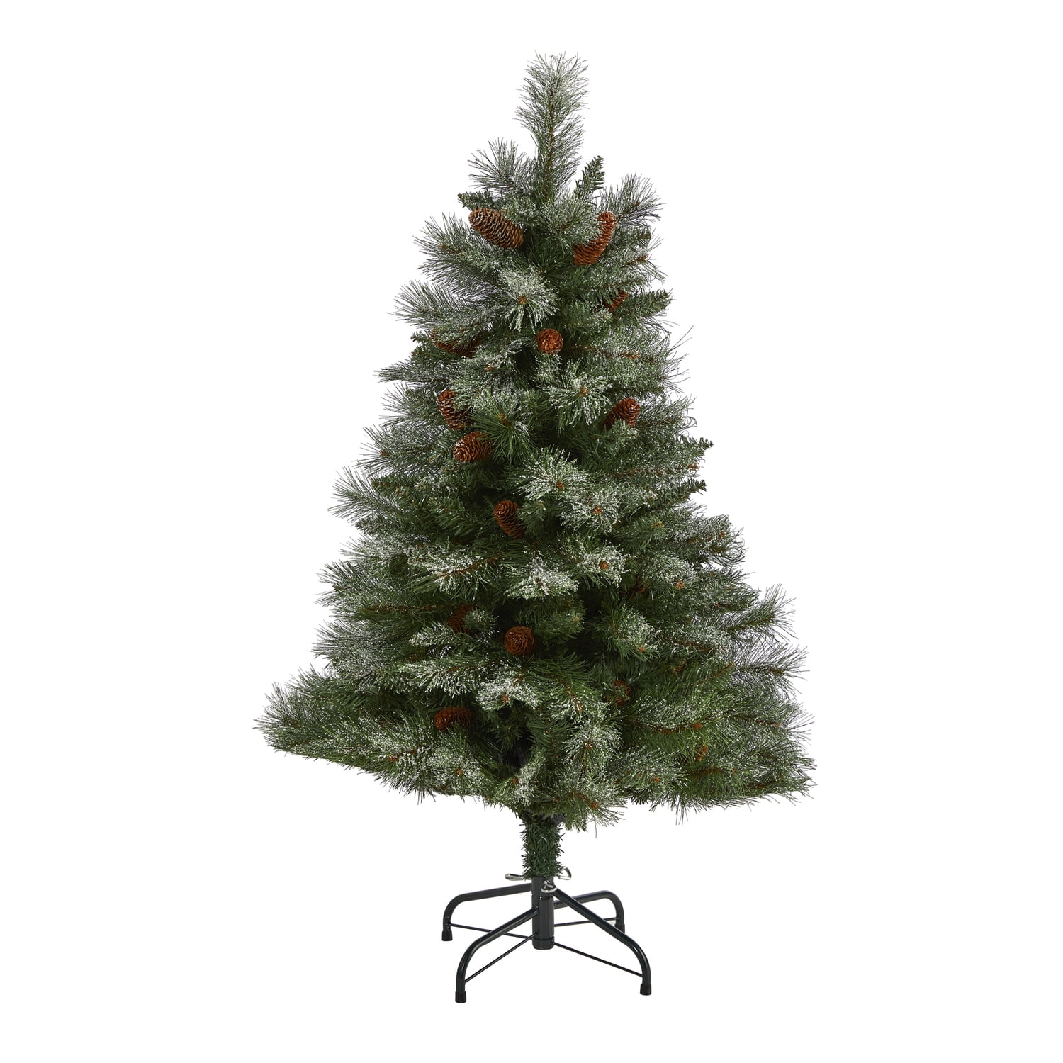 HomeStock Artisanal Attic 4Ft. Snowed French Alps Mountain Pine ...