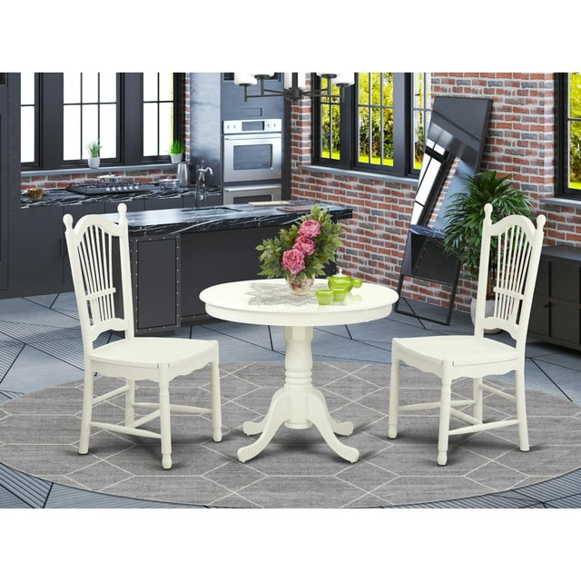 HomeStock Artistic Accomplishment 3 Piece Dinette Set for Small Spaces ...