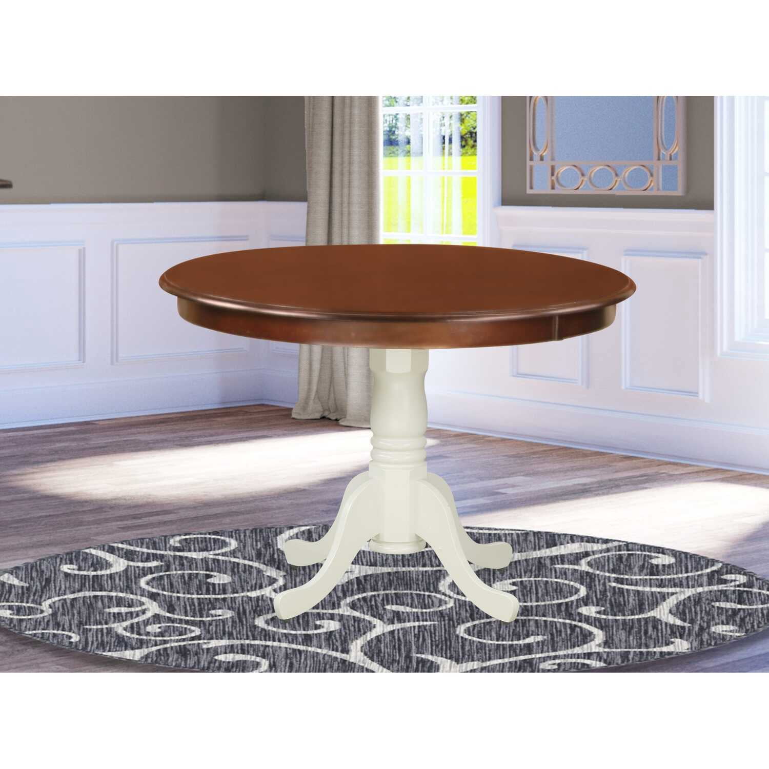 Homestock Artistic Accomplishment Antique Round Dining Table Made Of ...