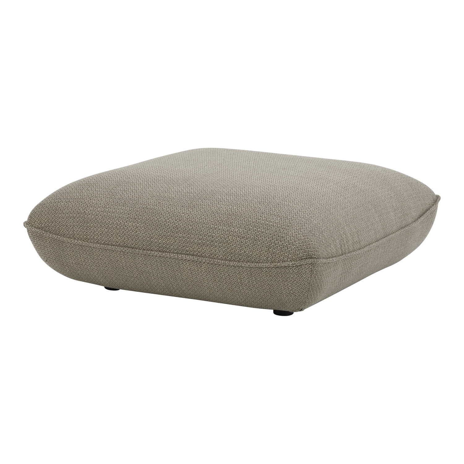 HomeStock Asian Aesthetics Ottoman Speckled Pumice , Modern Ottoman ...