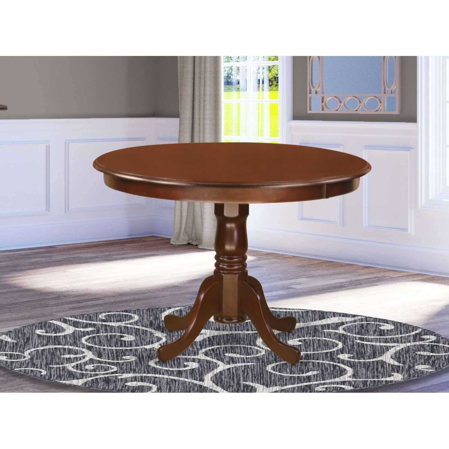 Homestock Artistic Accomplishment Antique Round Dining Table Made Of ...