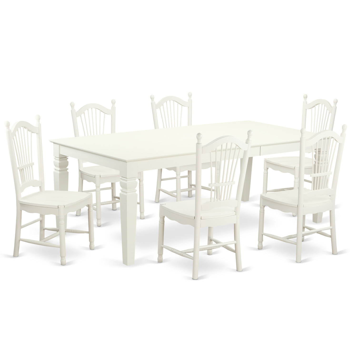 HomeStock Asian Aesthetics Table Set With A Table And Dining Chairs ...