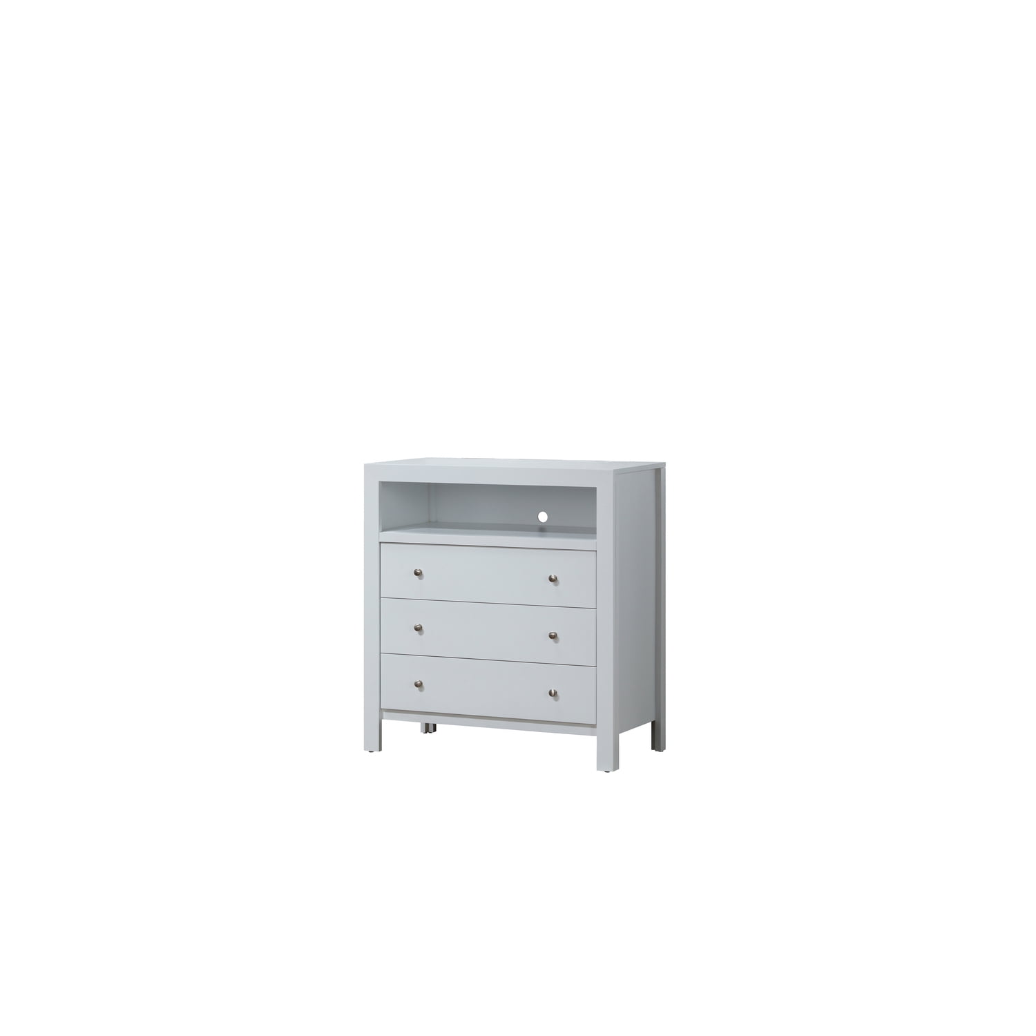 HomeStock Asian Allure 3-Drawer Chest of Drawers, Real Wood Veneers ...