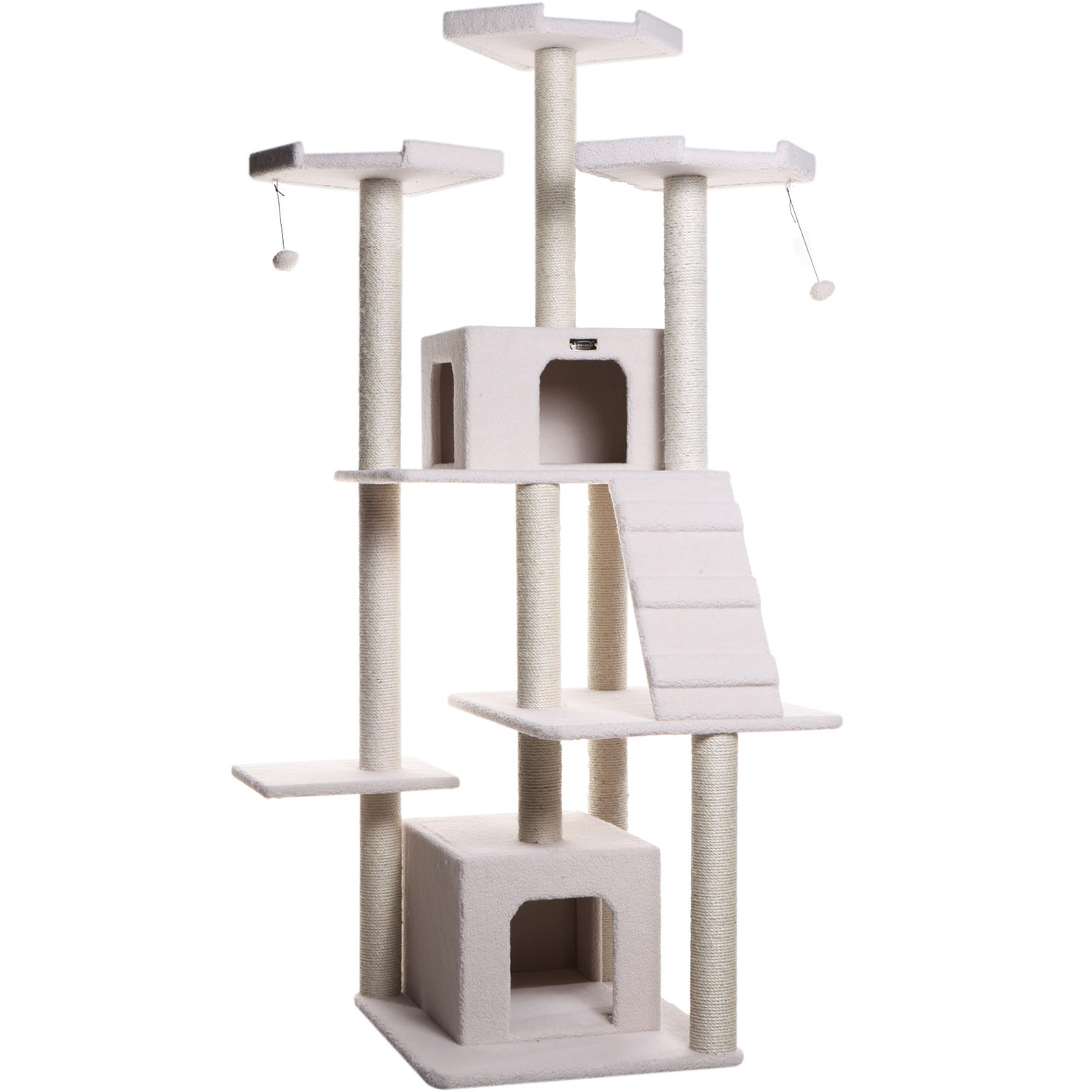 HomeStock Asian Allure Classic Cat Tree in Ivory, Galaxy Approved ...
