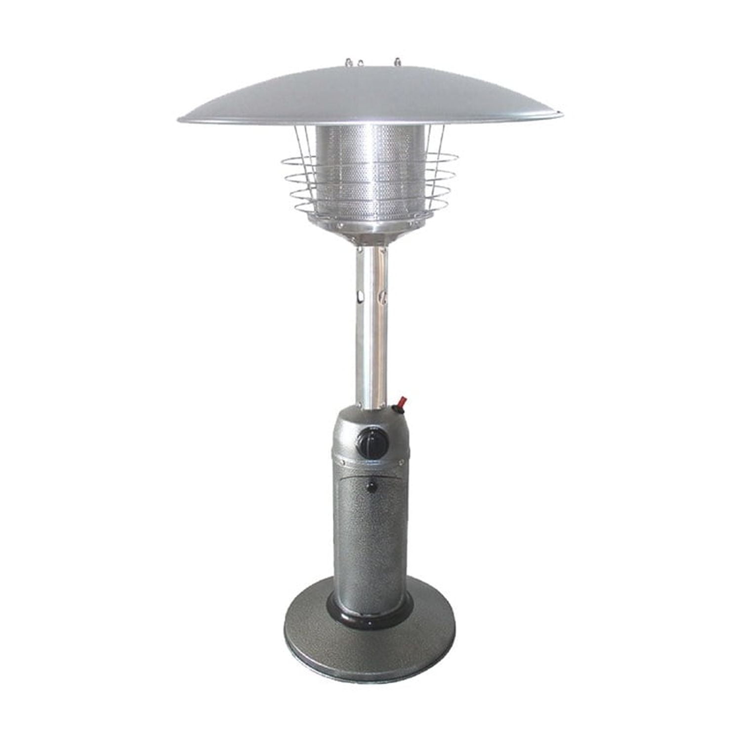 HomeStock Baroque Beauty Table Top Patio Heater in Hammered Silver ...