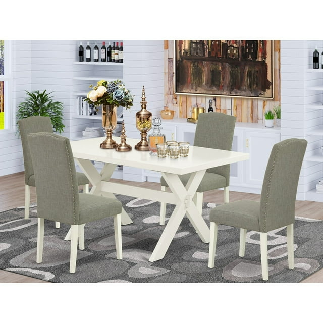 HomeStock Baroque Bonanza 5-Pc Dinette Set - Dining Chairs AND Dining ...