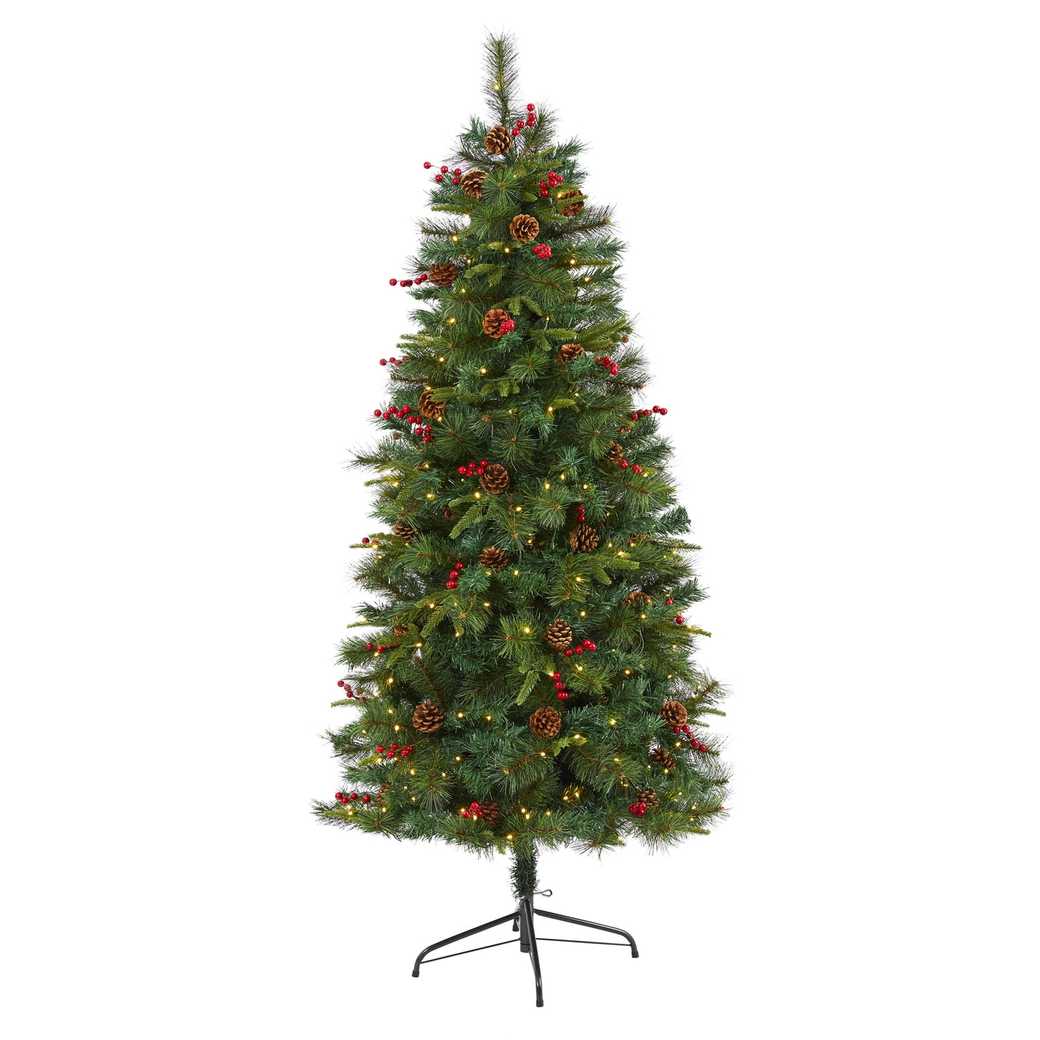 HomeStock Baroque Bonanza 6Ft. Mixed Pine Artificial Christmas Tree ...
