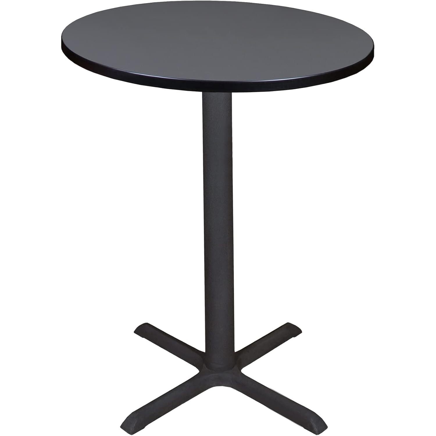 HomeStock Beachy Beauty 30" Round Caf Table- Grey, Stylish and Durable ...