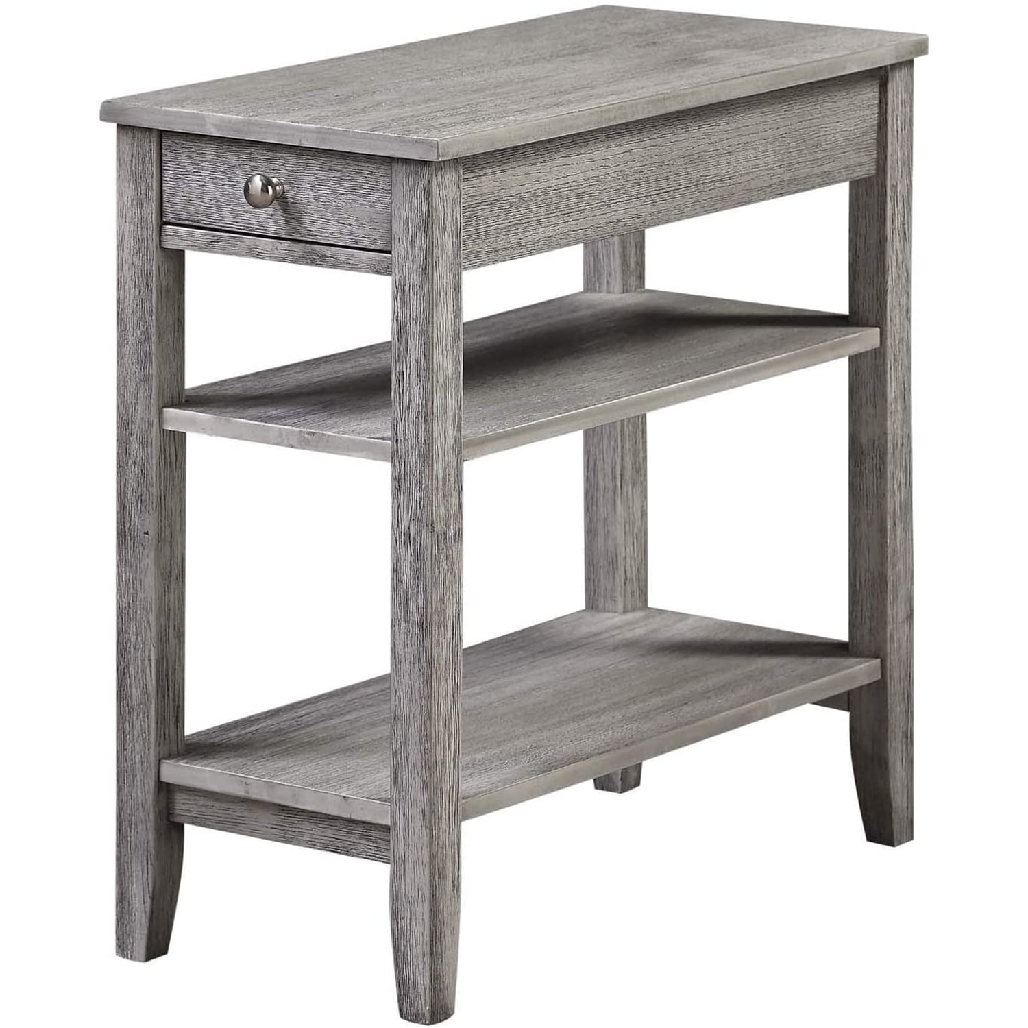 HomeStock Boho Beauty Three Tier End Table With Drawer - Walmart.com