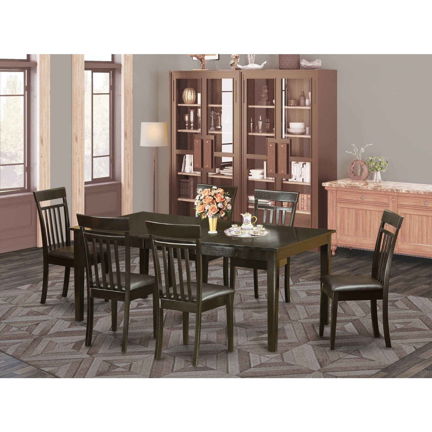 Dining Room Set with Table and Chairs - Classic Comfort Kitchen Set ...