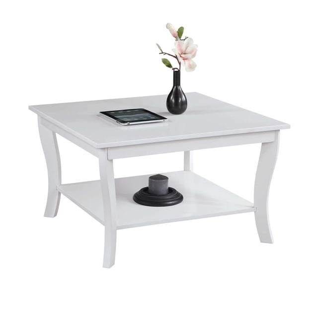Homestock Coastal Craftsman Chic Square Coffee Table, 30"D X 30"W X 18 ...
