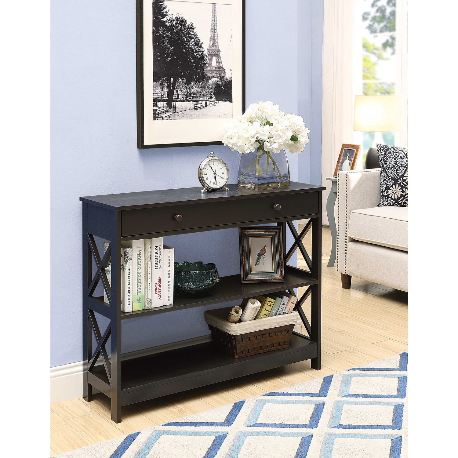 Console Table 1 Drawer Modern Entryway Sofa Table Home Decor - Walmart.com