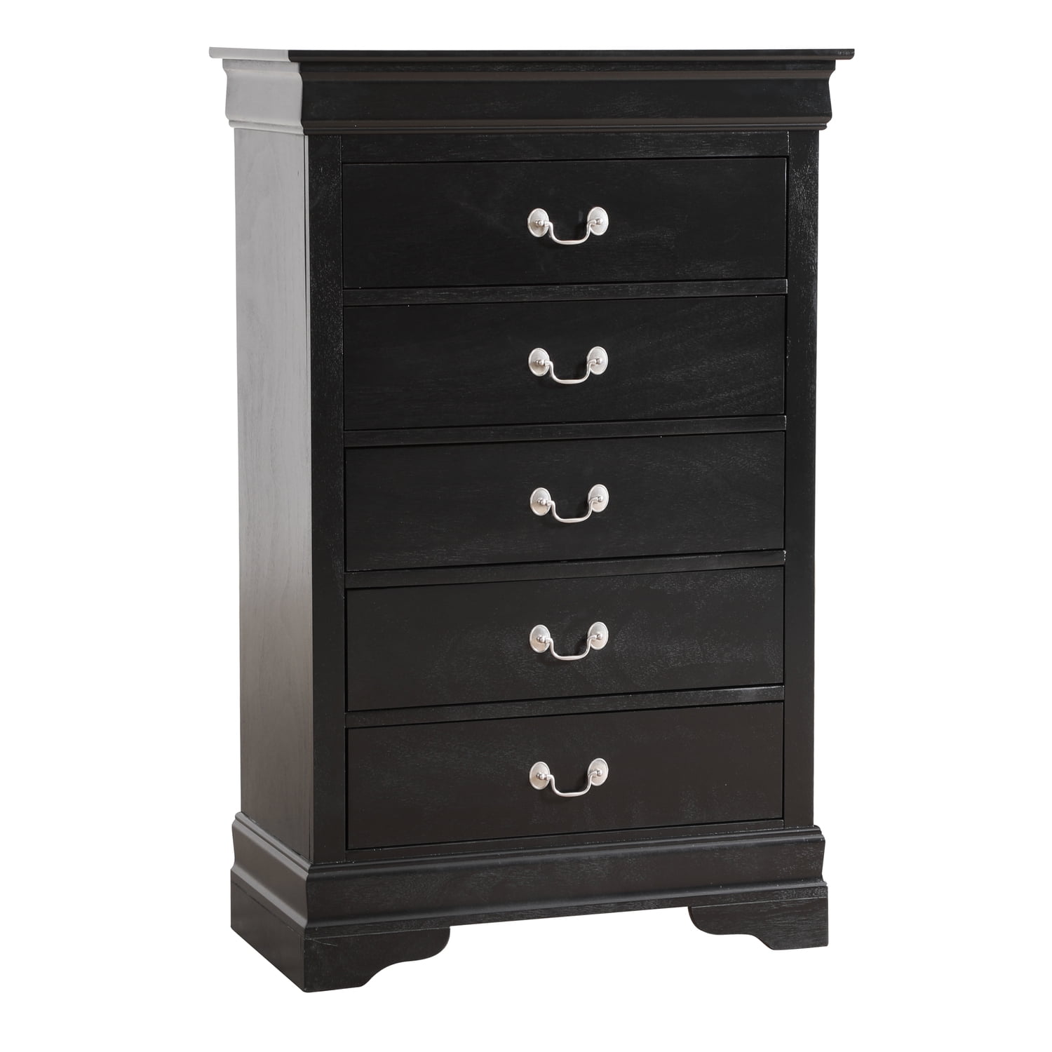 HomeStock Country Cottage Chest , Black - Walmart.com