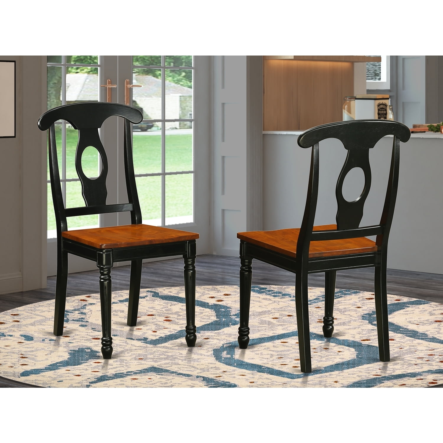 Homestock Country Cottage Styled Chair With Wood Seat - 18" X 18" X 38. ...