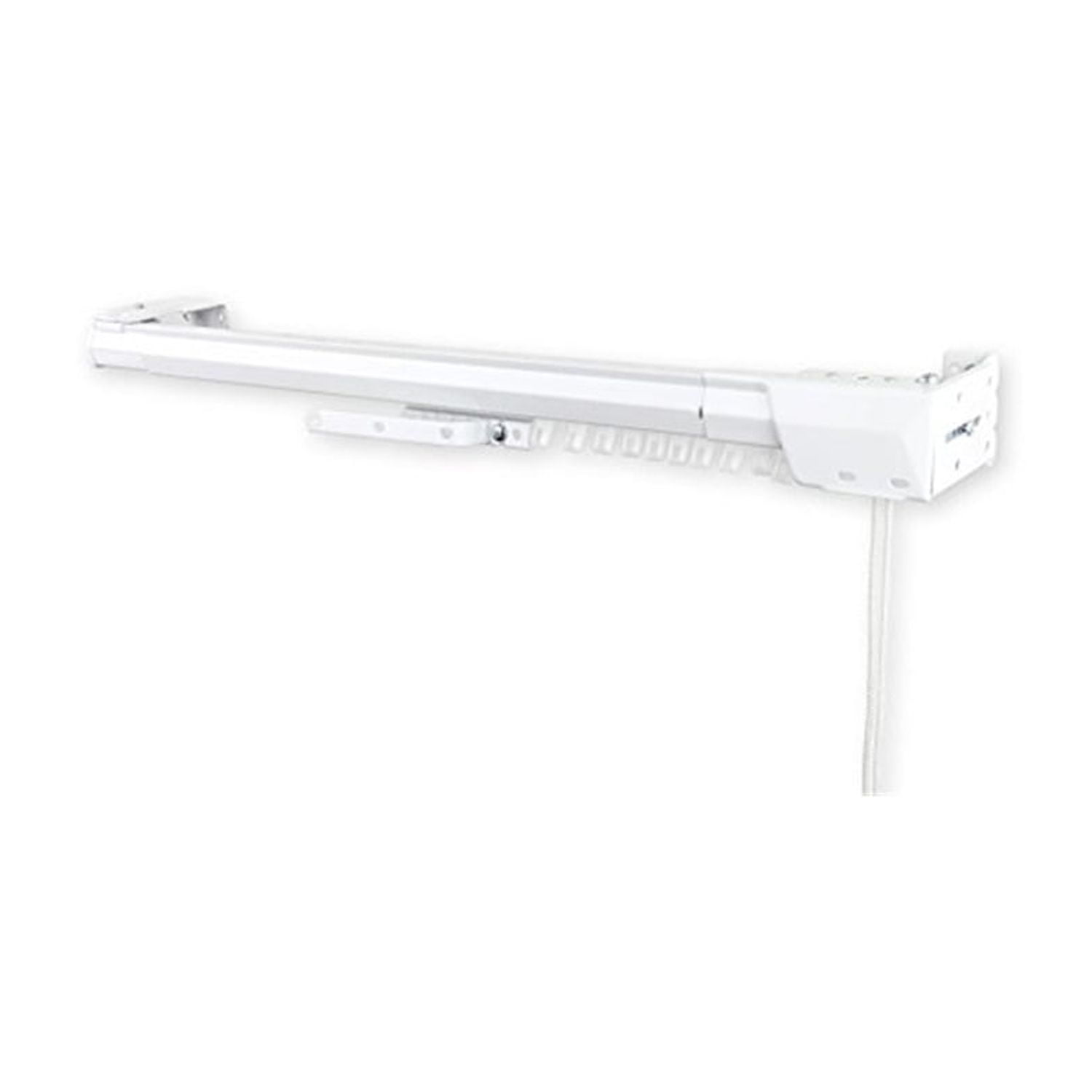 Mountain Lodge Heavy Duty Traverse Rod - One Way Cord Right - White ...