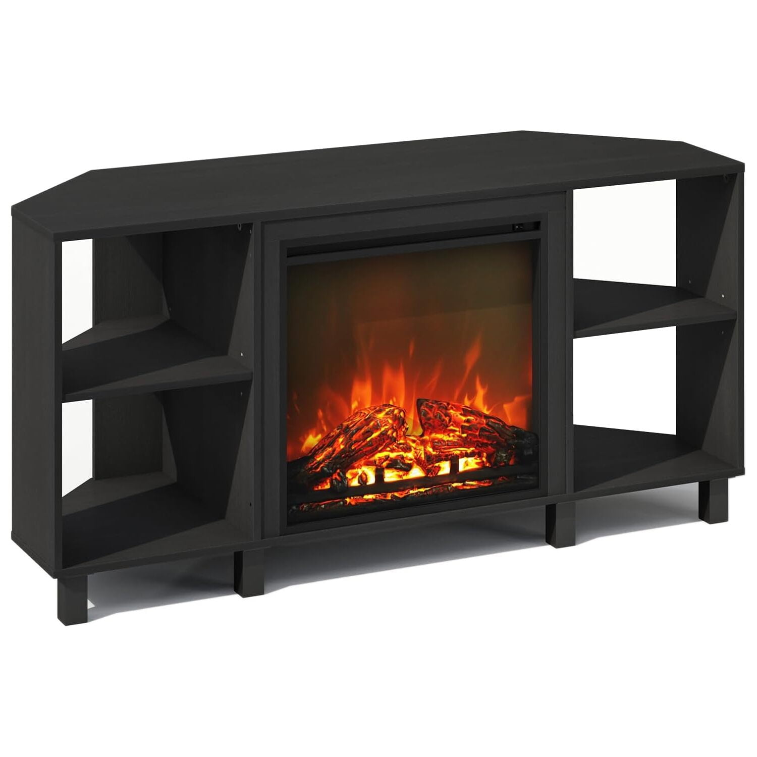 HomeStock Earthy Elegance Open Storage No Heat Decorative Electric ...