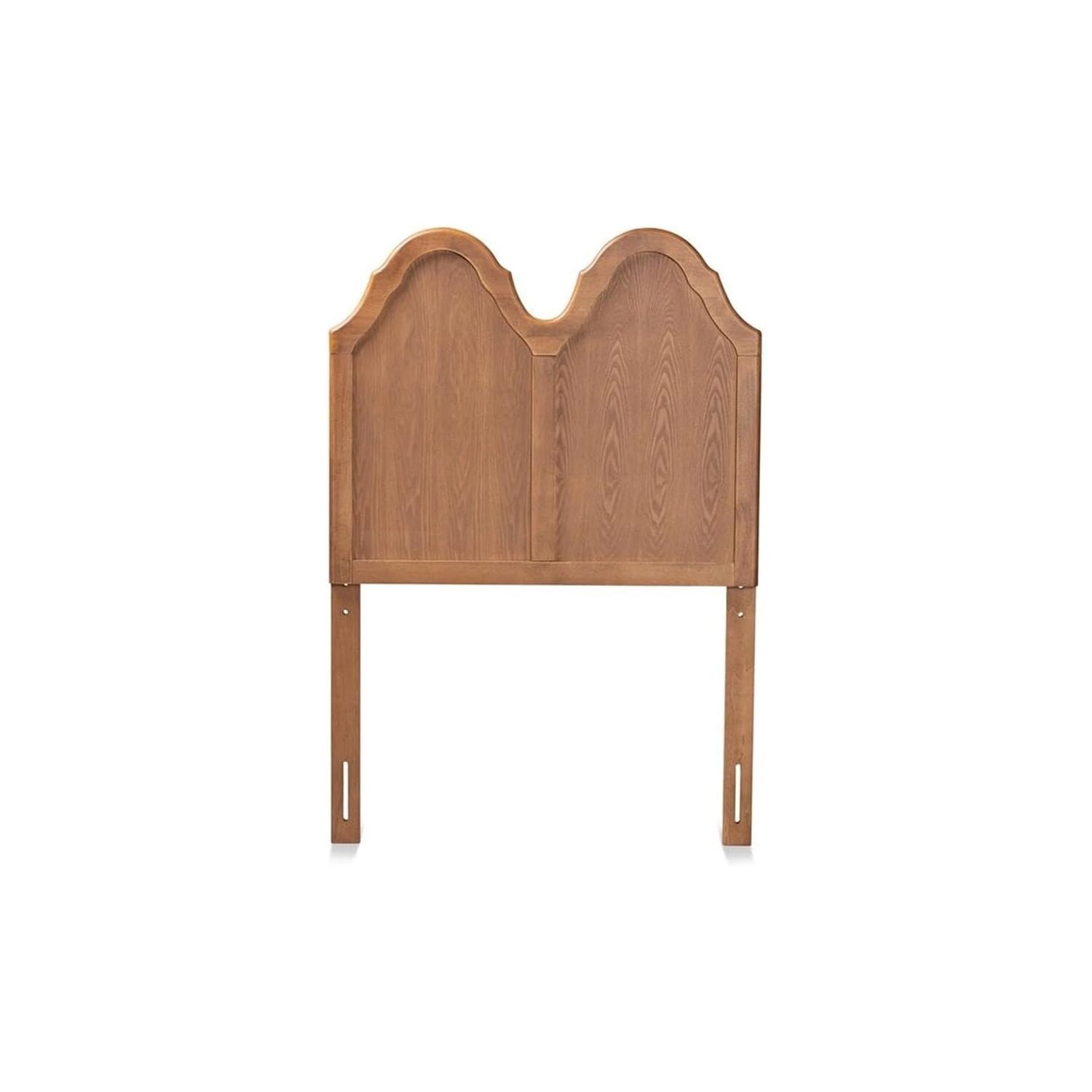 HomeStock French Fabulous Ash Walnut Finished Wood Arched Headboard ...