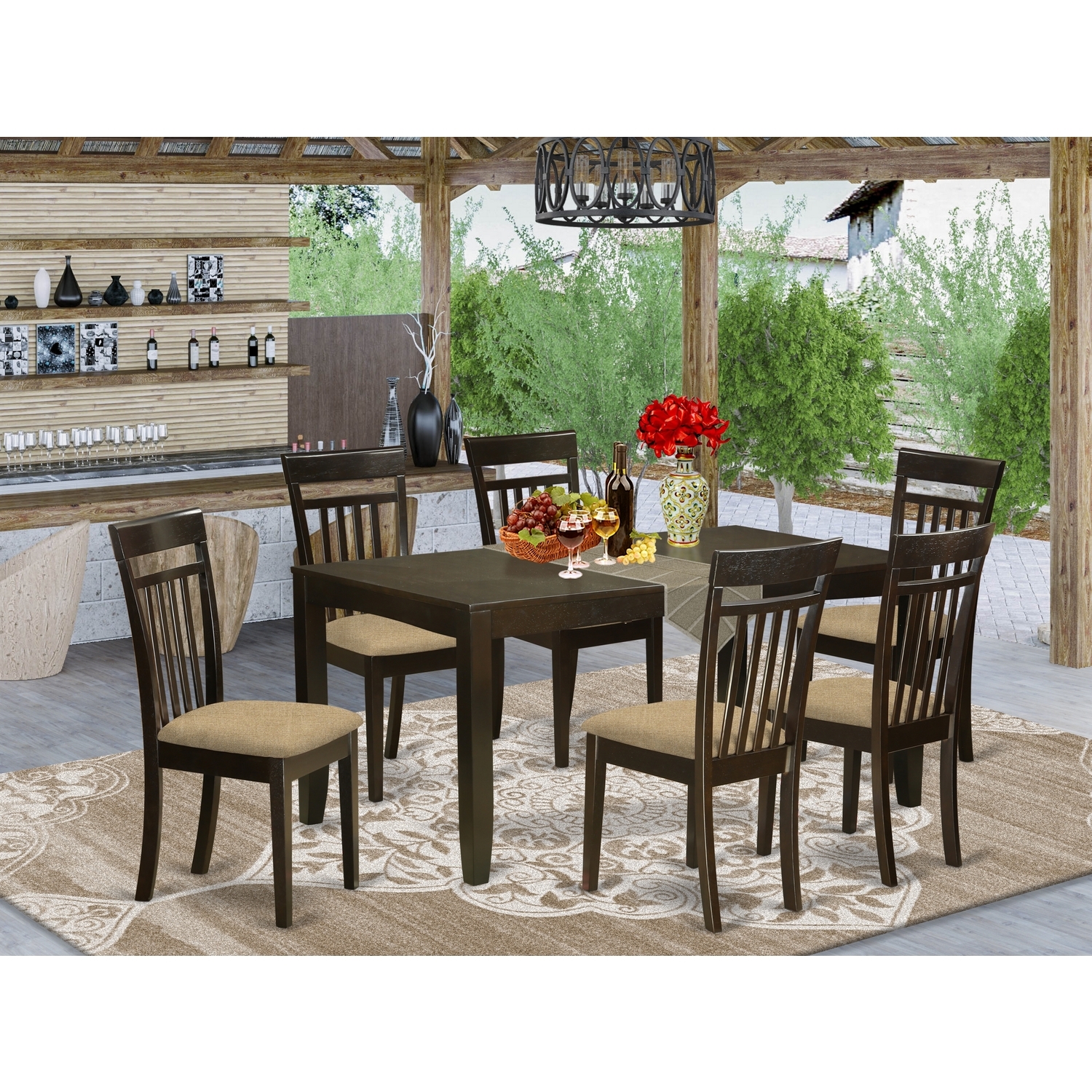 HomeStock Eclectic Escape Room Set-HomeStock Table With Leaf Plus ...