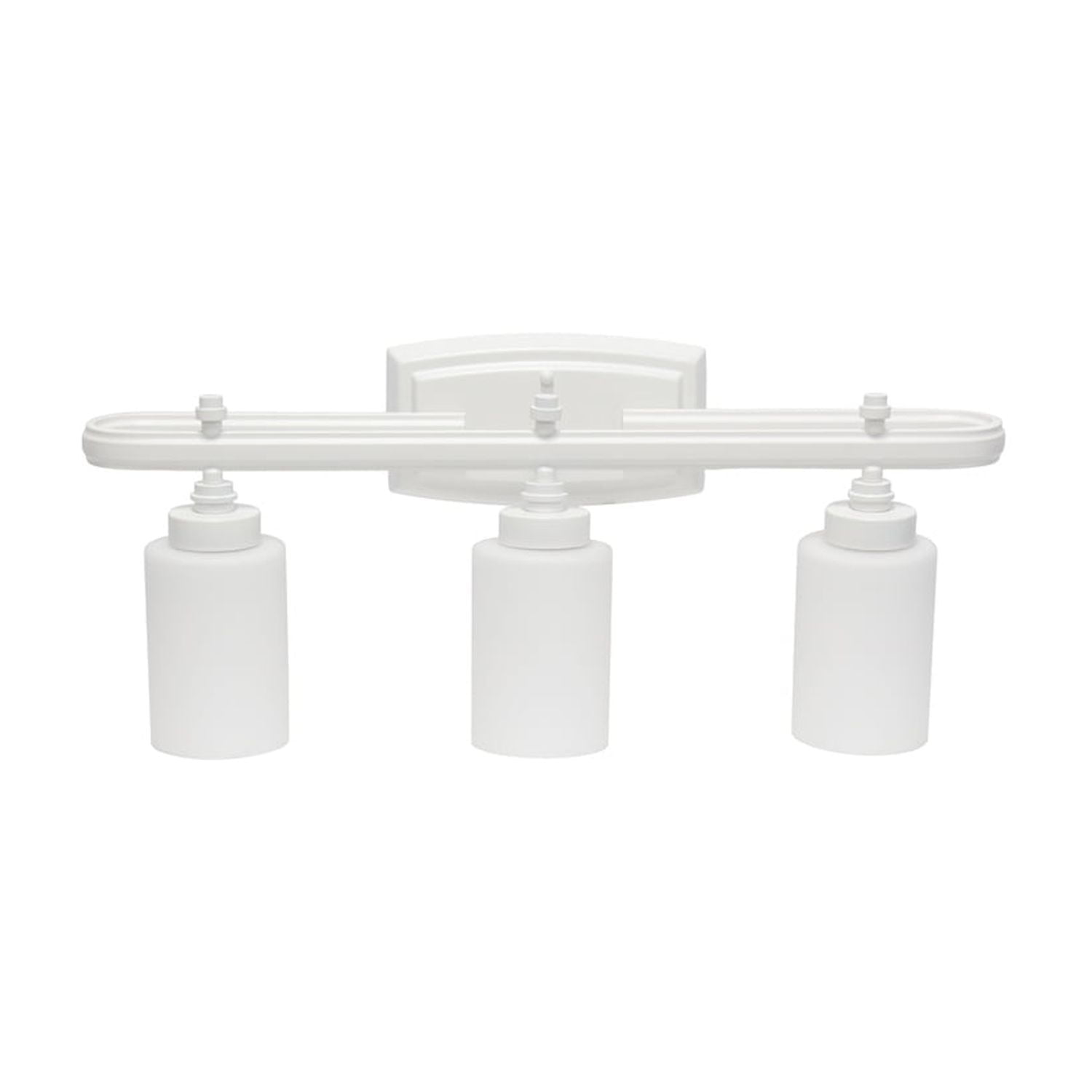 HomeStock French Fabulous 23.5" Modern 3 Light Metal Oval Loop and Milk ...