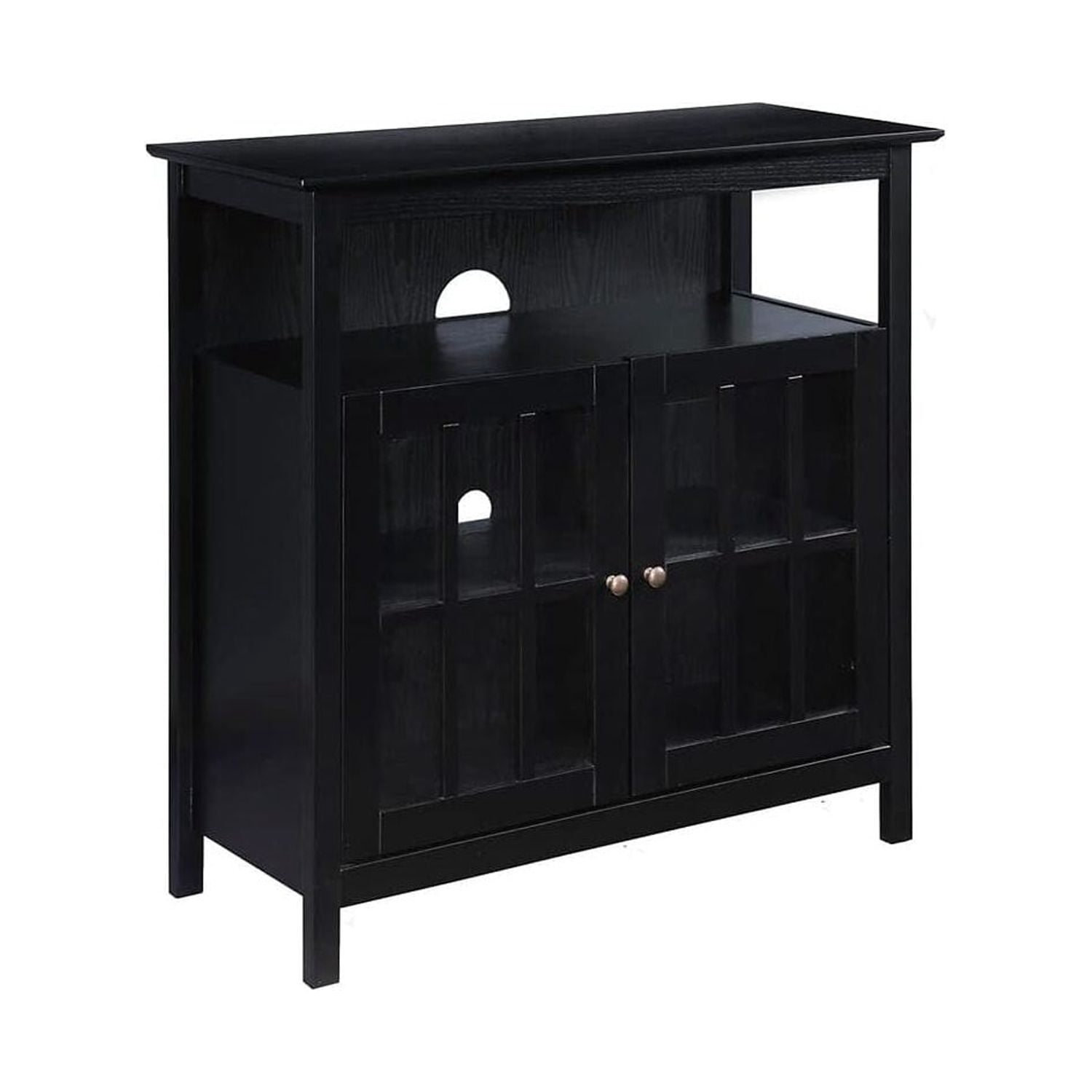 HomeStock French Fabulous Highboy Tv Stand With Storage Cabinets ...