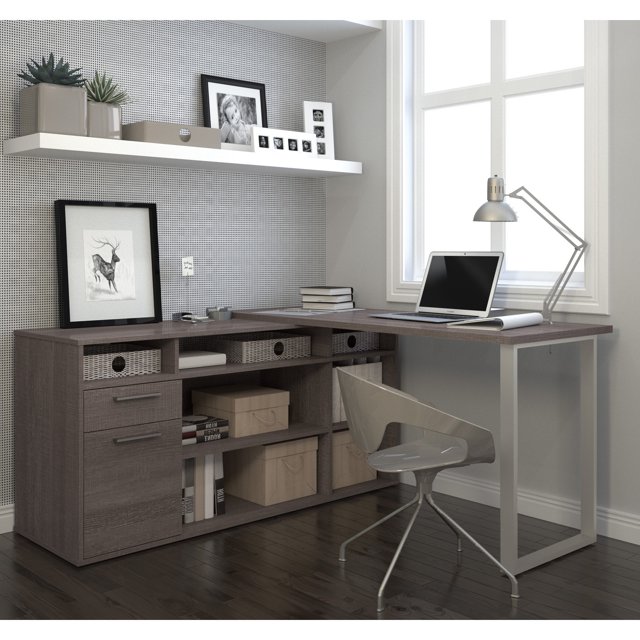 HomeStock Global Greatness L-Shaped Desk - Walmart.com