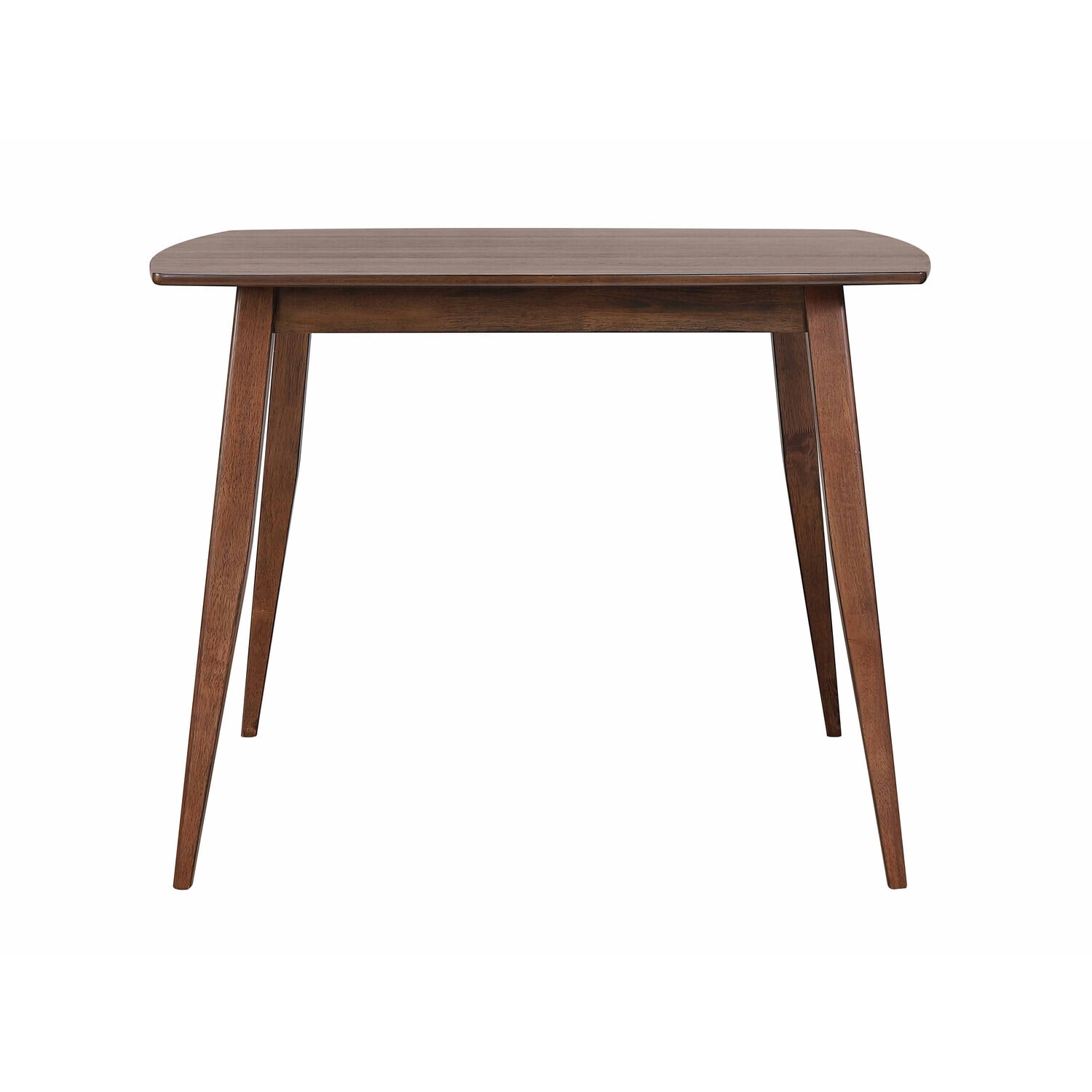 HomeStock Gothic 48" Square Walnut Wood Dining Table - 48" x 48" x 36 ...