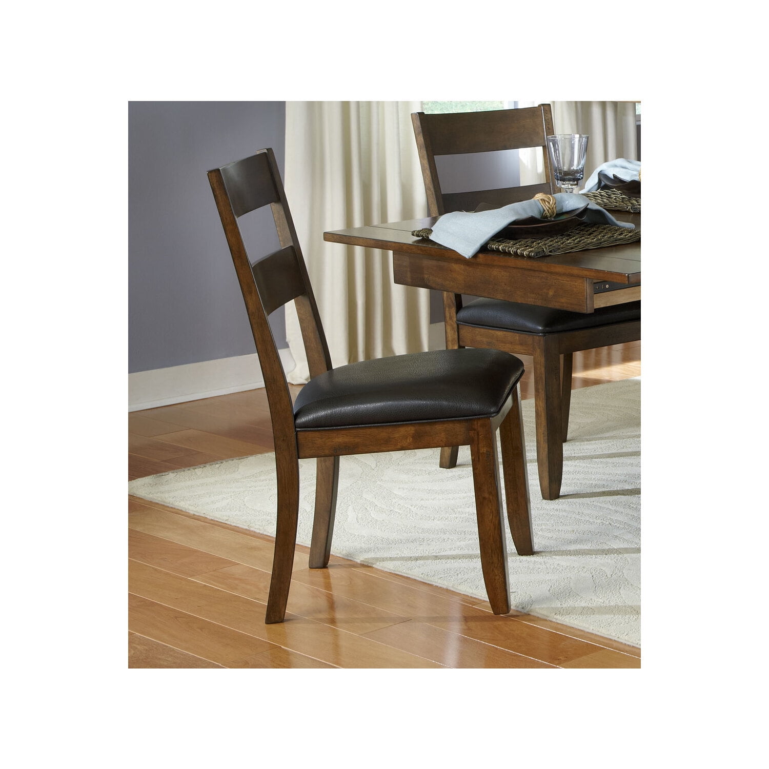 HomeStock Gothic Glamour Ladderback Side Chair - 2 Pack - Walmart.com