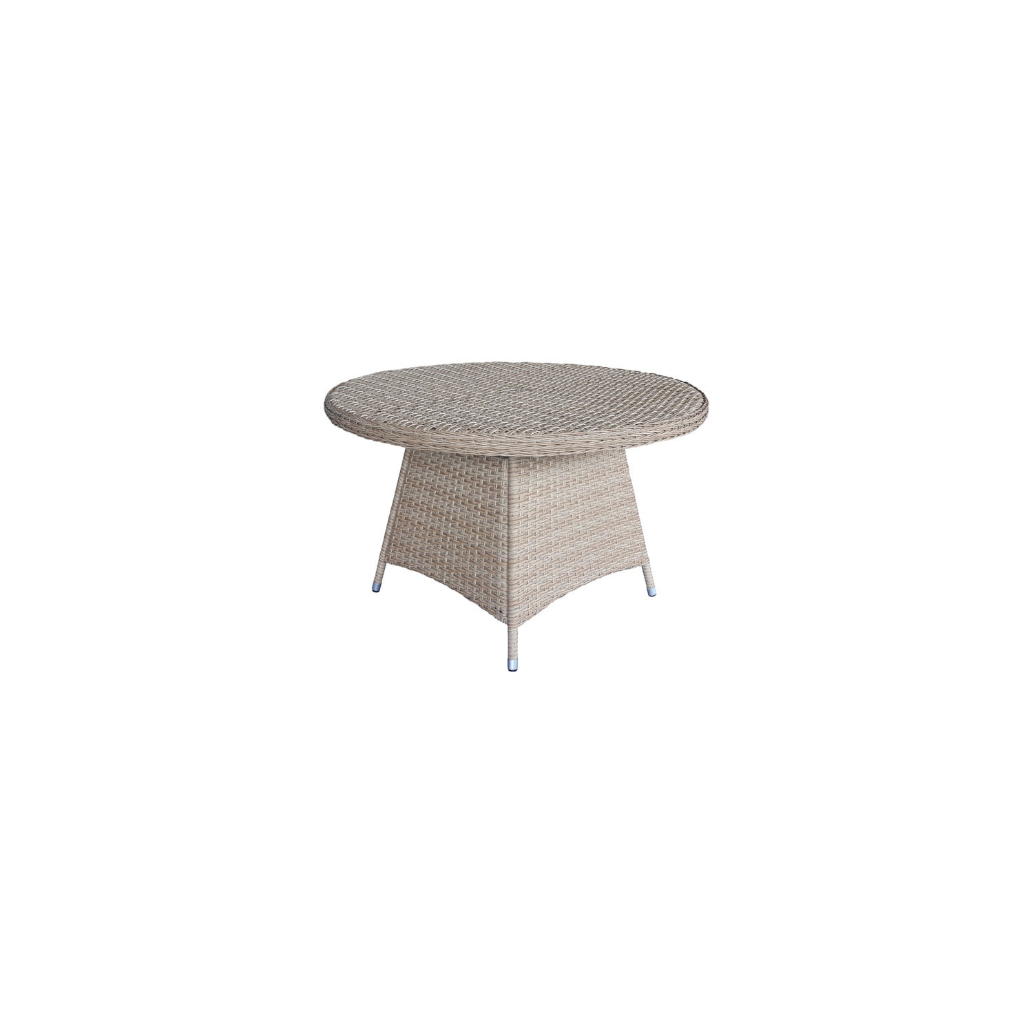 HomeStock Gothic Glamour Round Outdoor Patio Dining Table, 48-In W x 48 ...