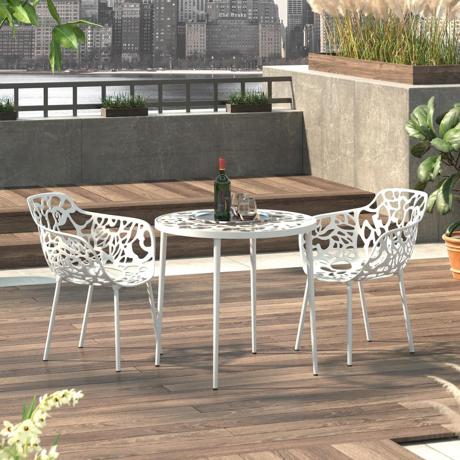 Bistro Dining Table - Indoor Outdoor Use - Gothic Glamour Tree Design ...