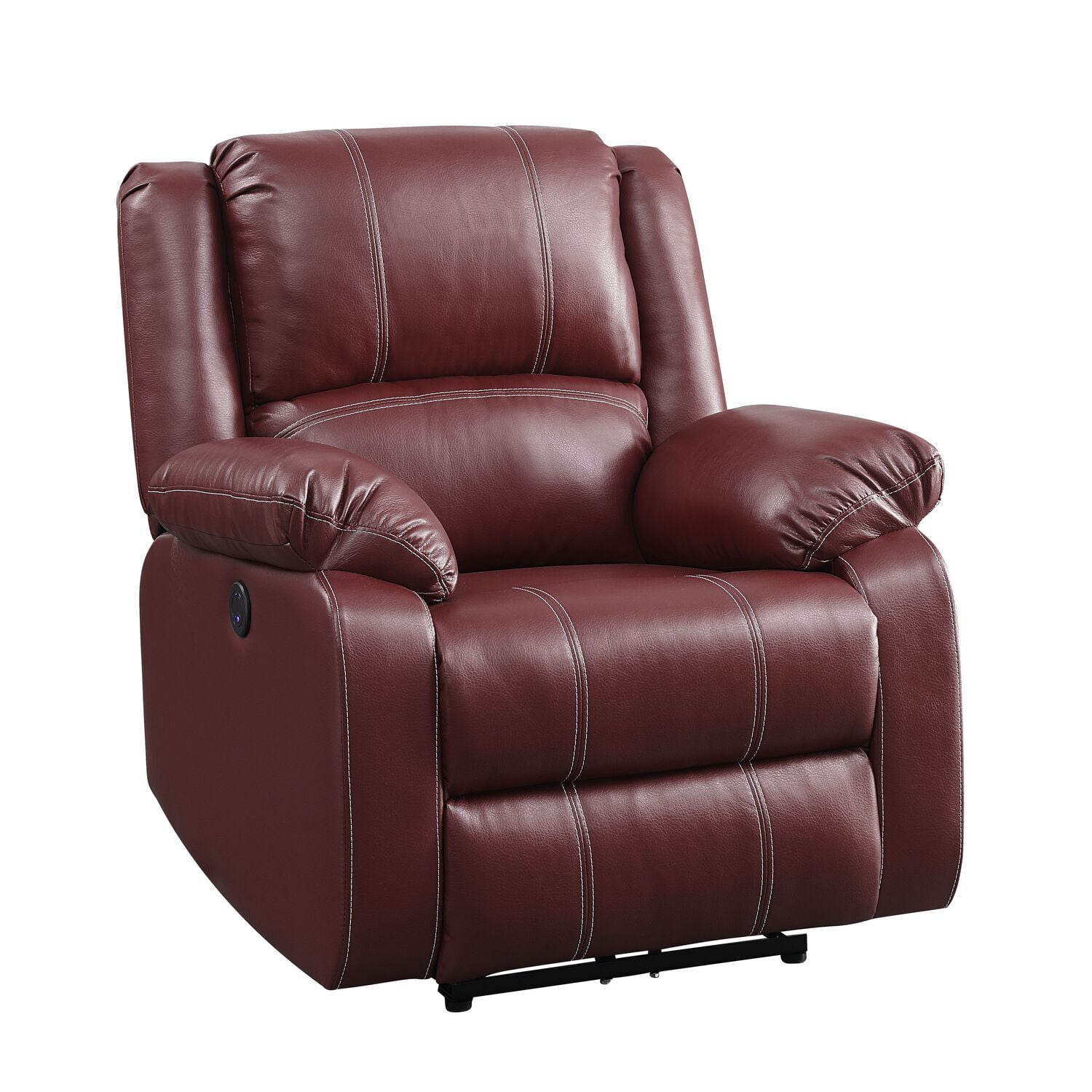 HomeStock Gothic Grace Power Recliner In Red Pu - Walmart.com