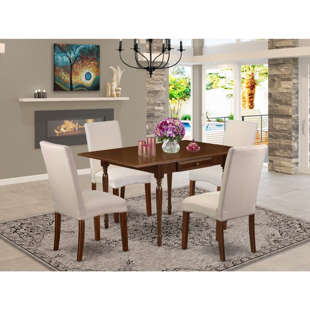 HomeStock Gothic Grandeur 5Pc Dinette Set Includes A Small Kitchen ...