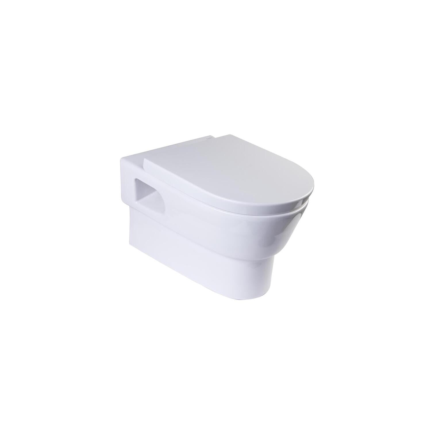 HomeStock Gothic Grandeur Round Modern Wall Mount Dual Flush Toilet ...